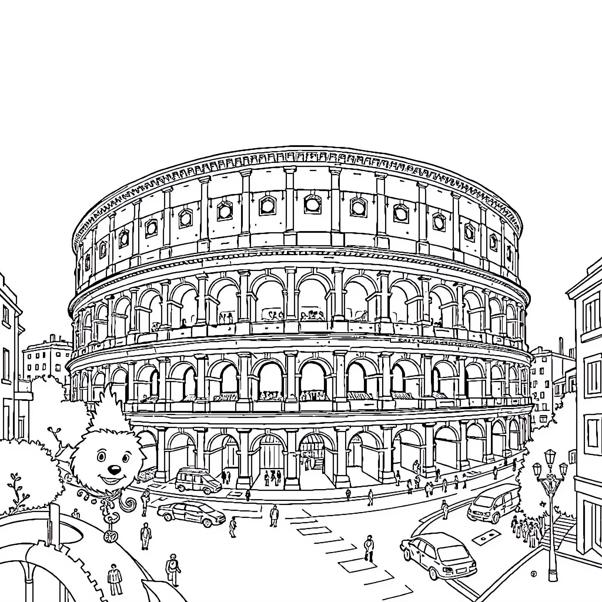 3 Best Colosseum Coloring Pages (Free Printable PDFs)