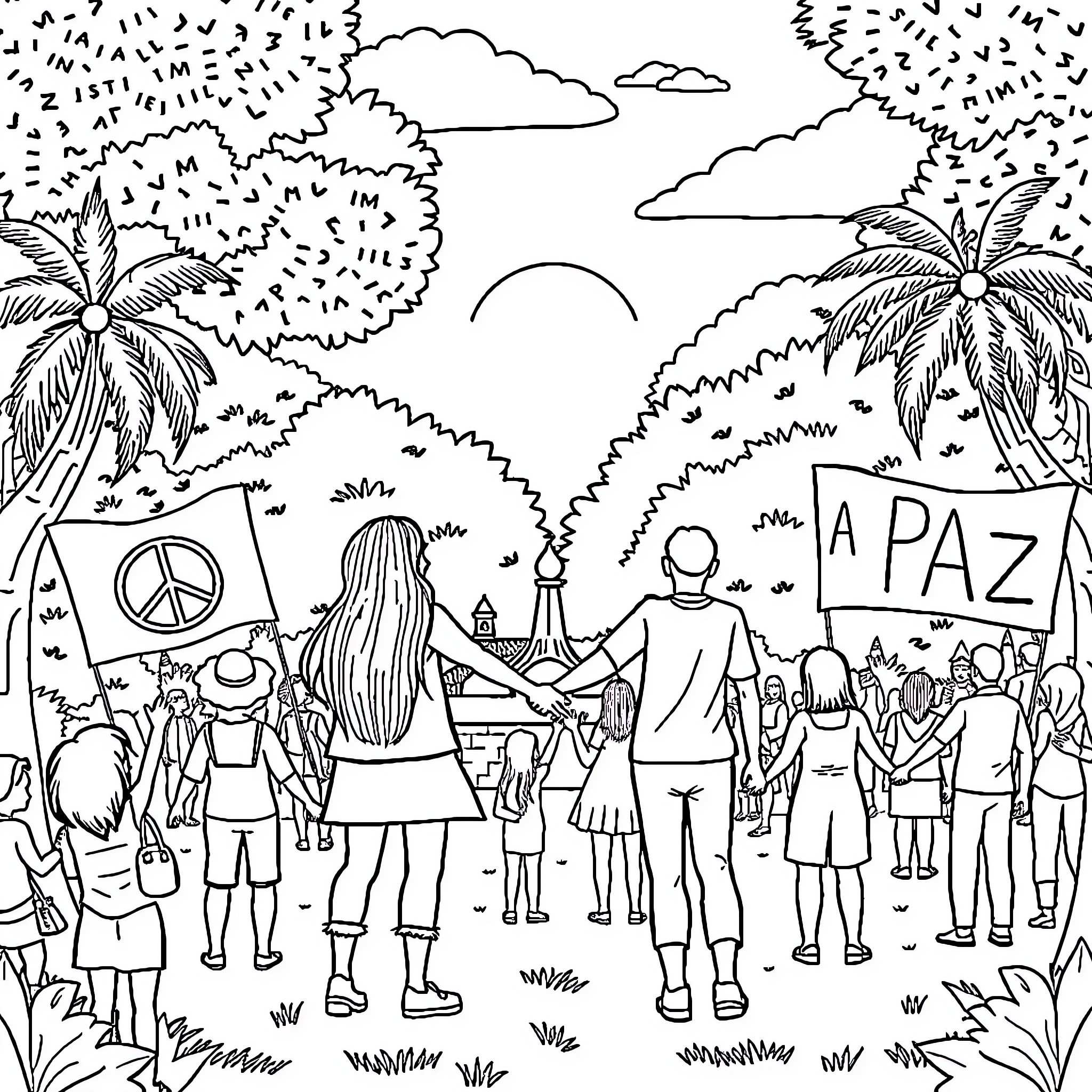 Best World Peace Coloring Pages (Free Printable PDF)