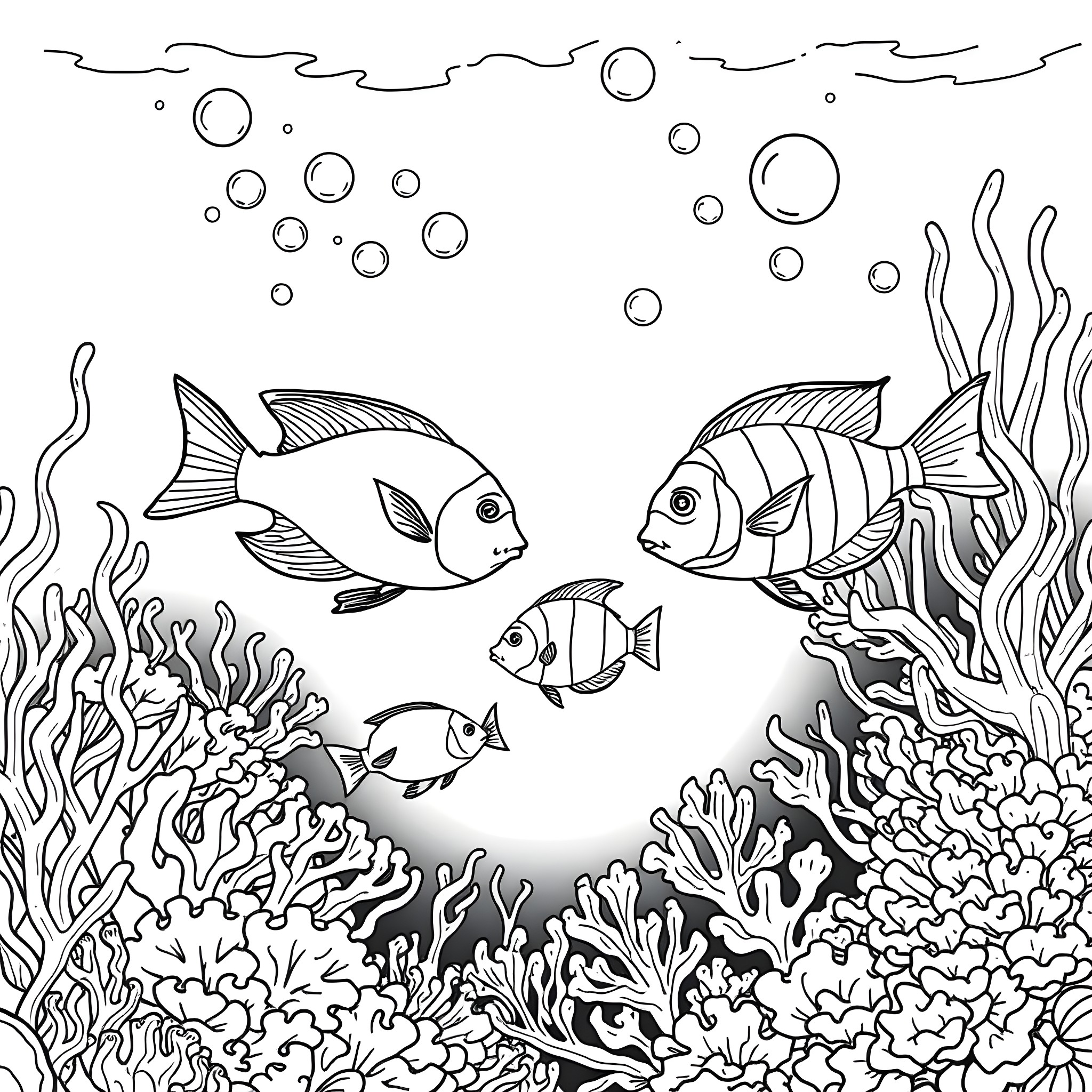 133 Best Fish Coloring Pages (Free Printable PDFs)