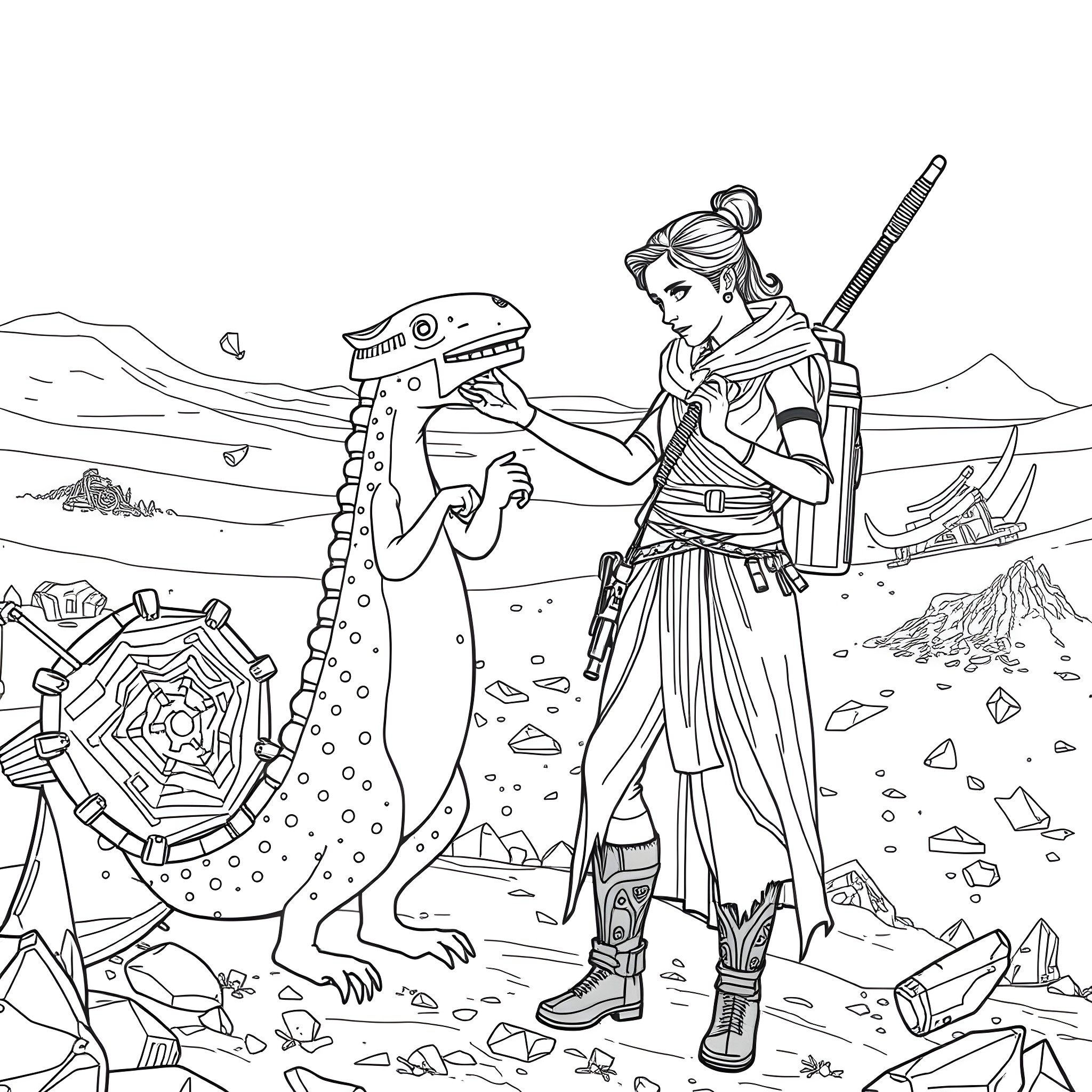 10 Best Rey Coloring Pages (Free Printable PDFs)