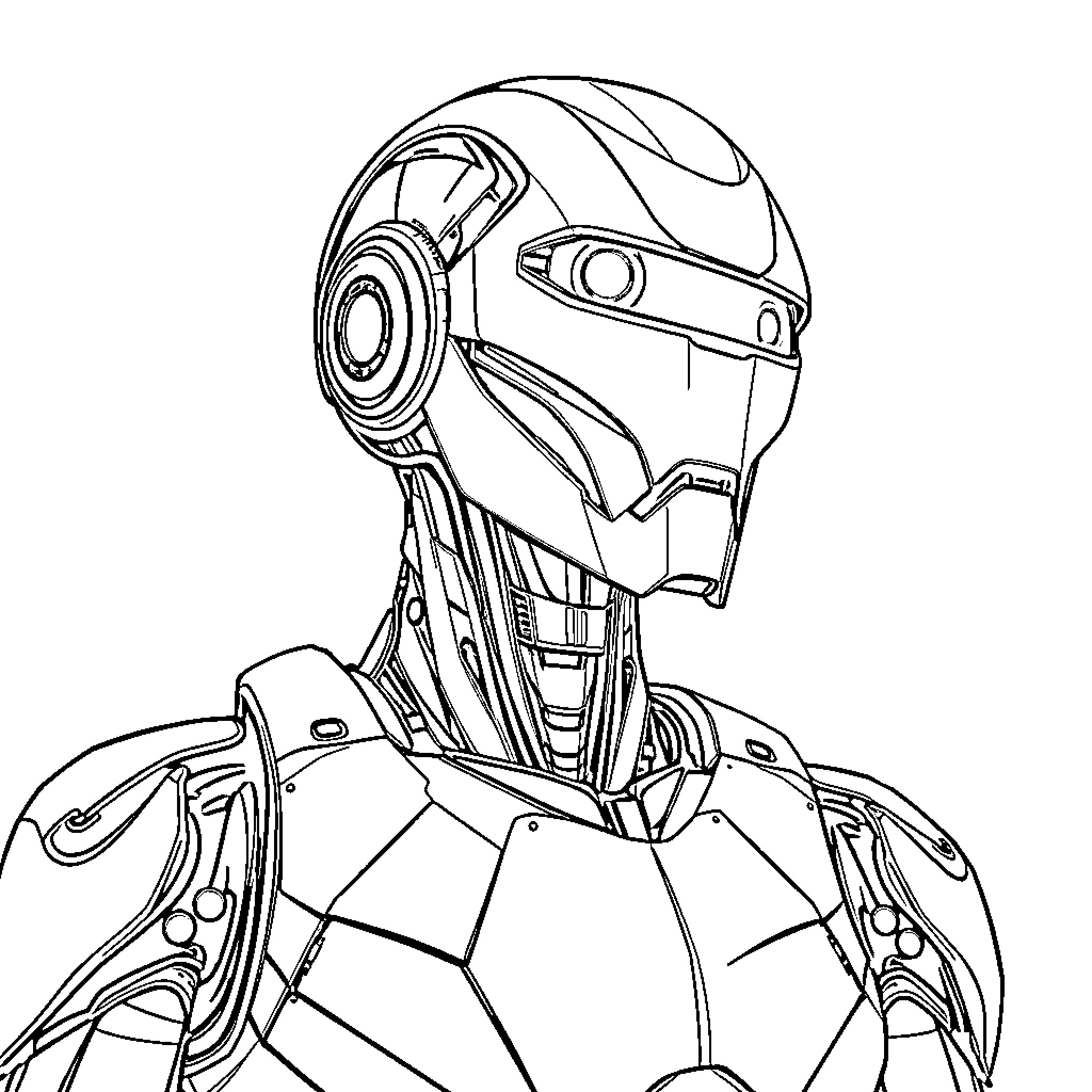 Best ANDROID C18 Coloring Pages (Free Printable PDF)