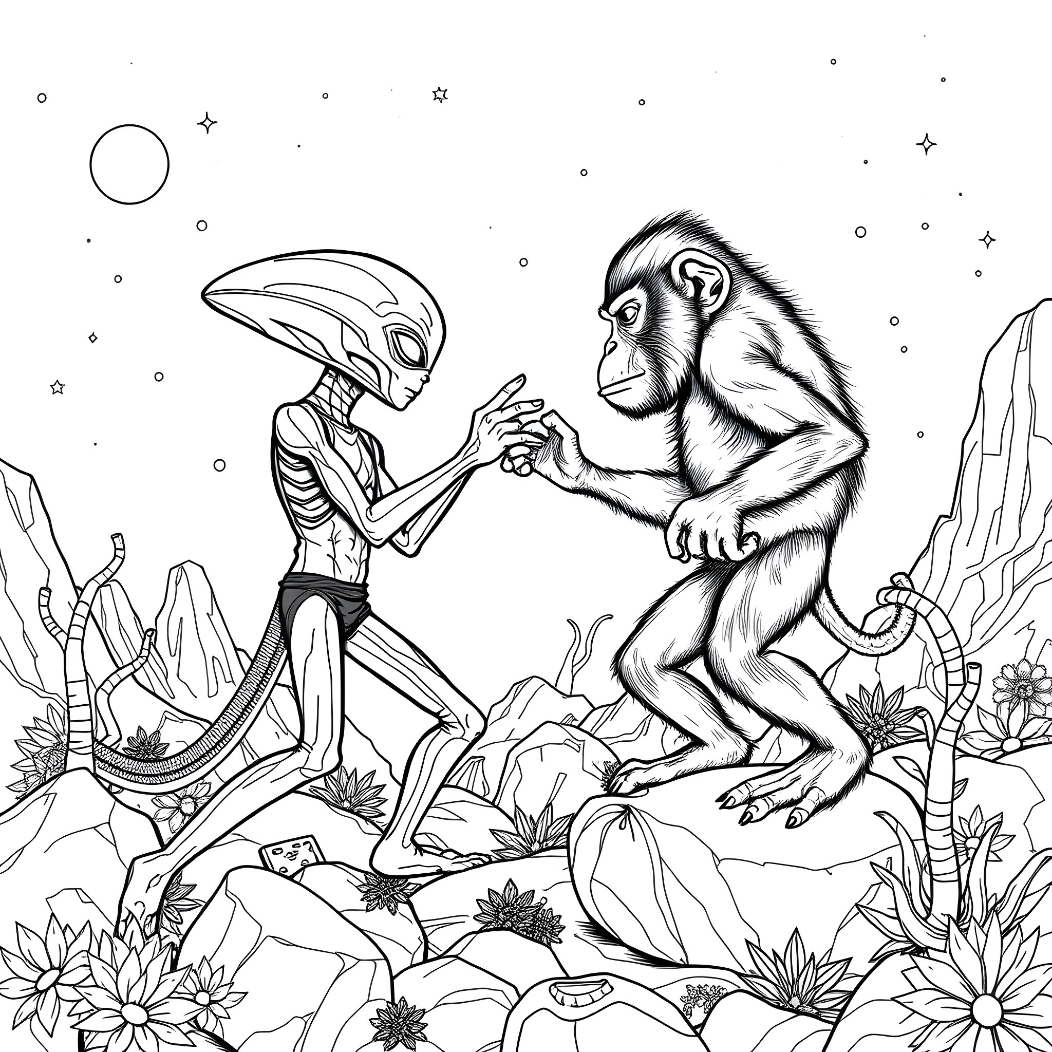 165 Best Alien Coloring Pages (Free Printable PDFs)