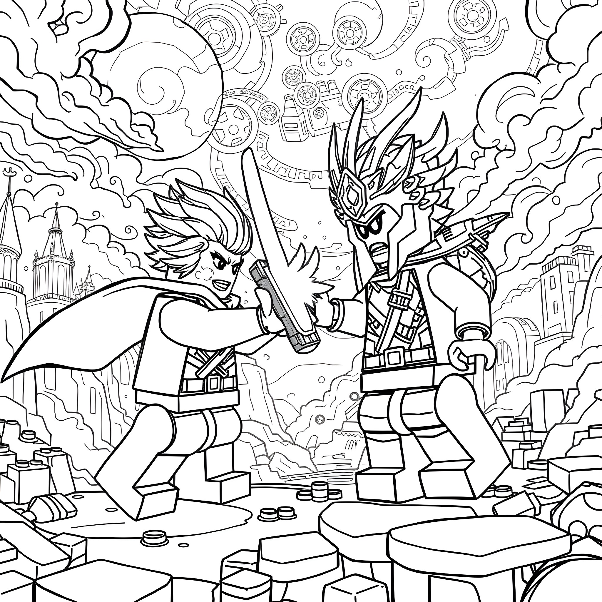 44 Best Lego Coloring Pages (Free Printable PDFs)