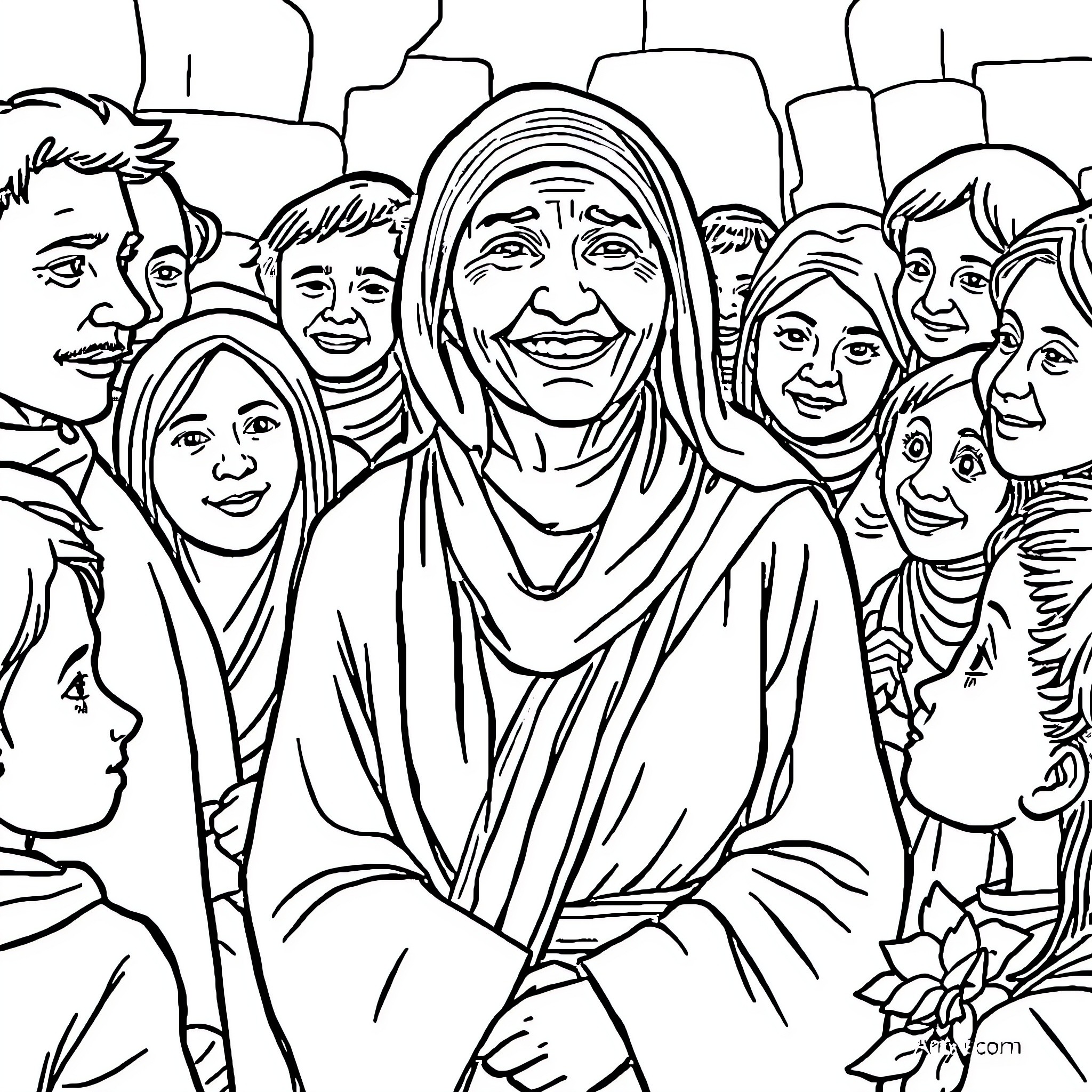 Best Mother Teresa Coloring Pages (Free Printable PDF)