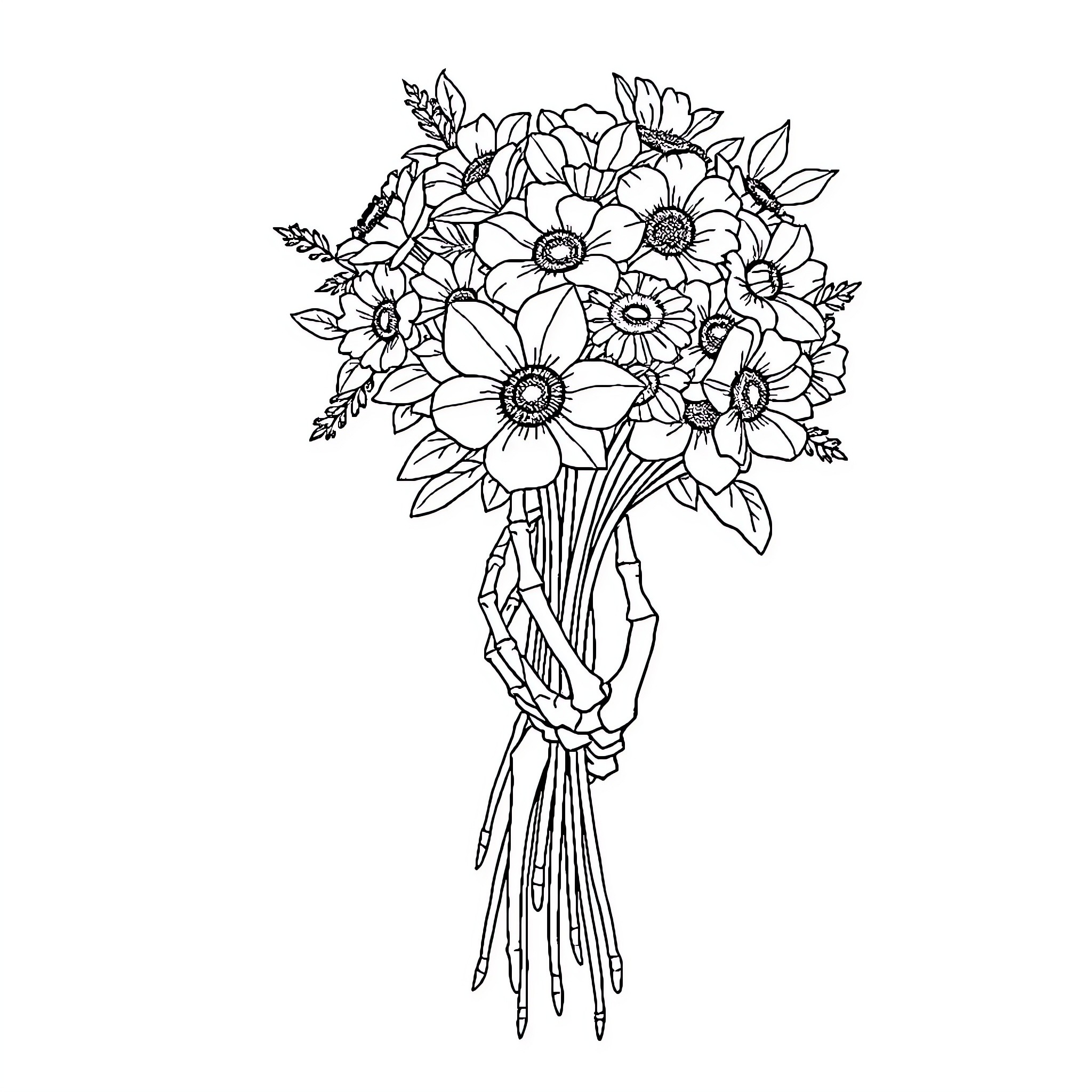 117 Best Skeleton Coloring Pages (Free Printable PDFs)