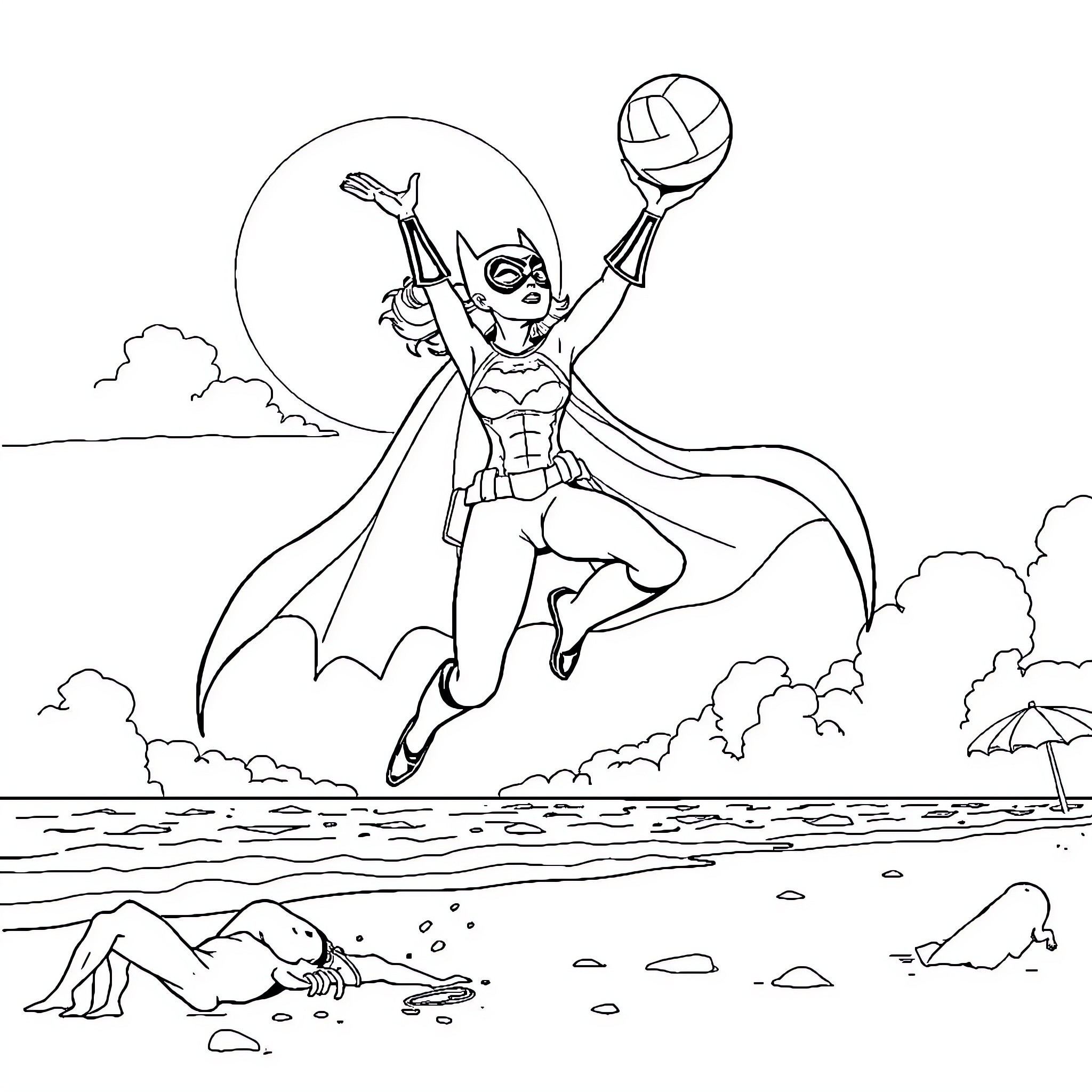Best Batgirl Coloring Pages (Free Printable PDF)