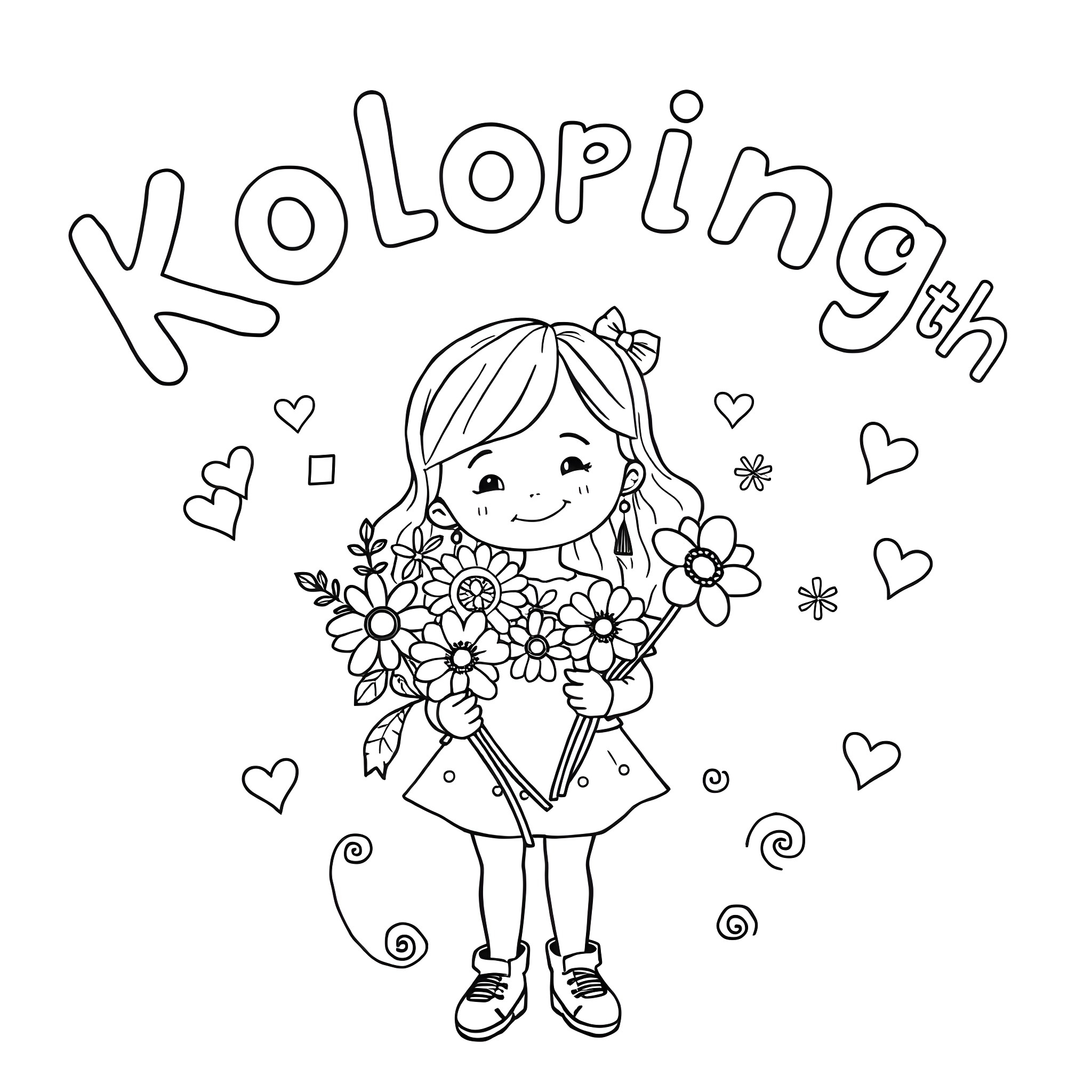 165 Best Girl Coloring Pages (Free Printable PDFs)