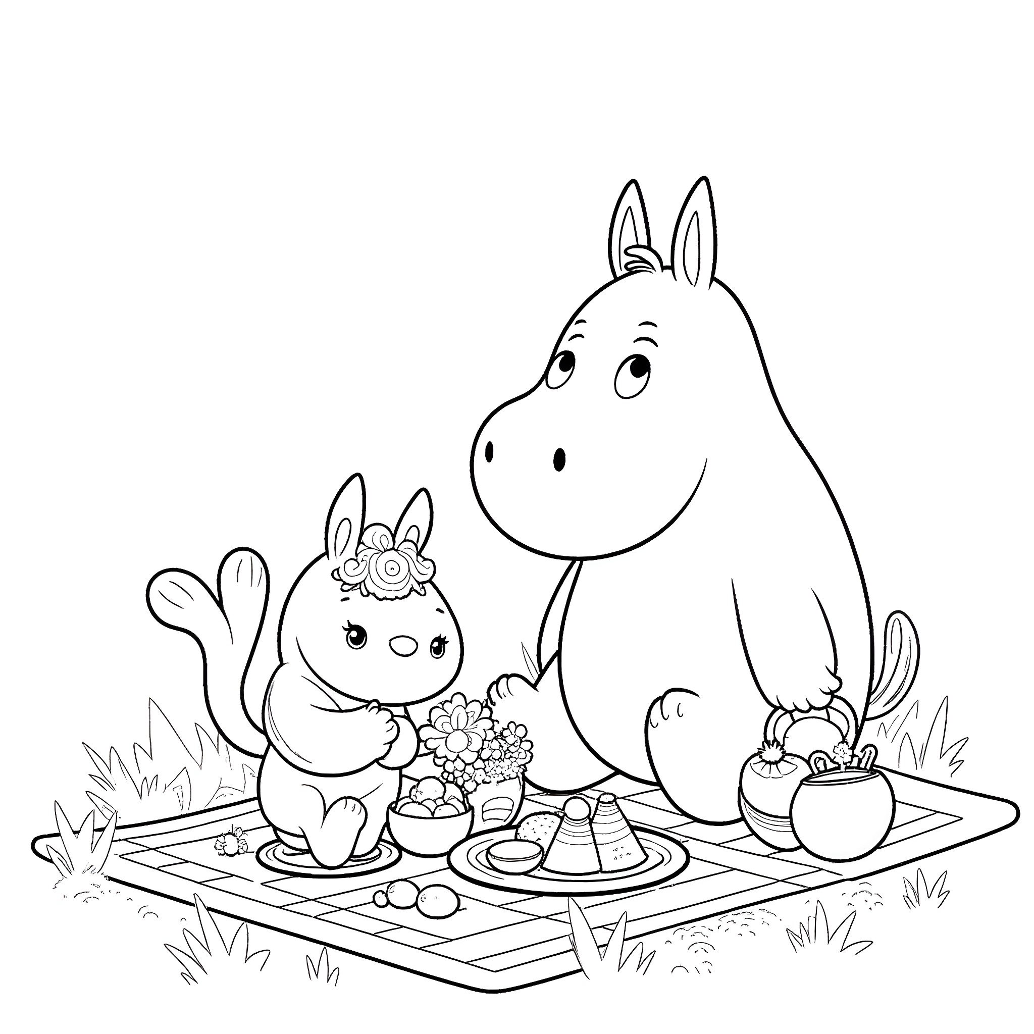 Best Moomin Coloring Pages (Free Printable PDF)