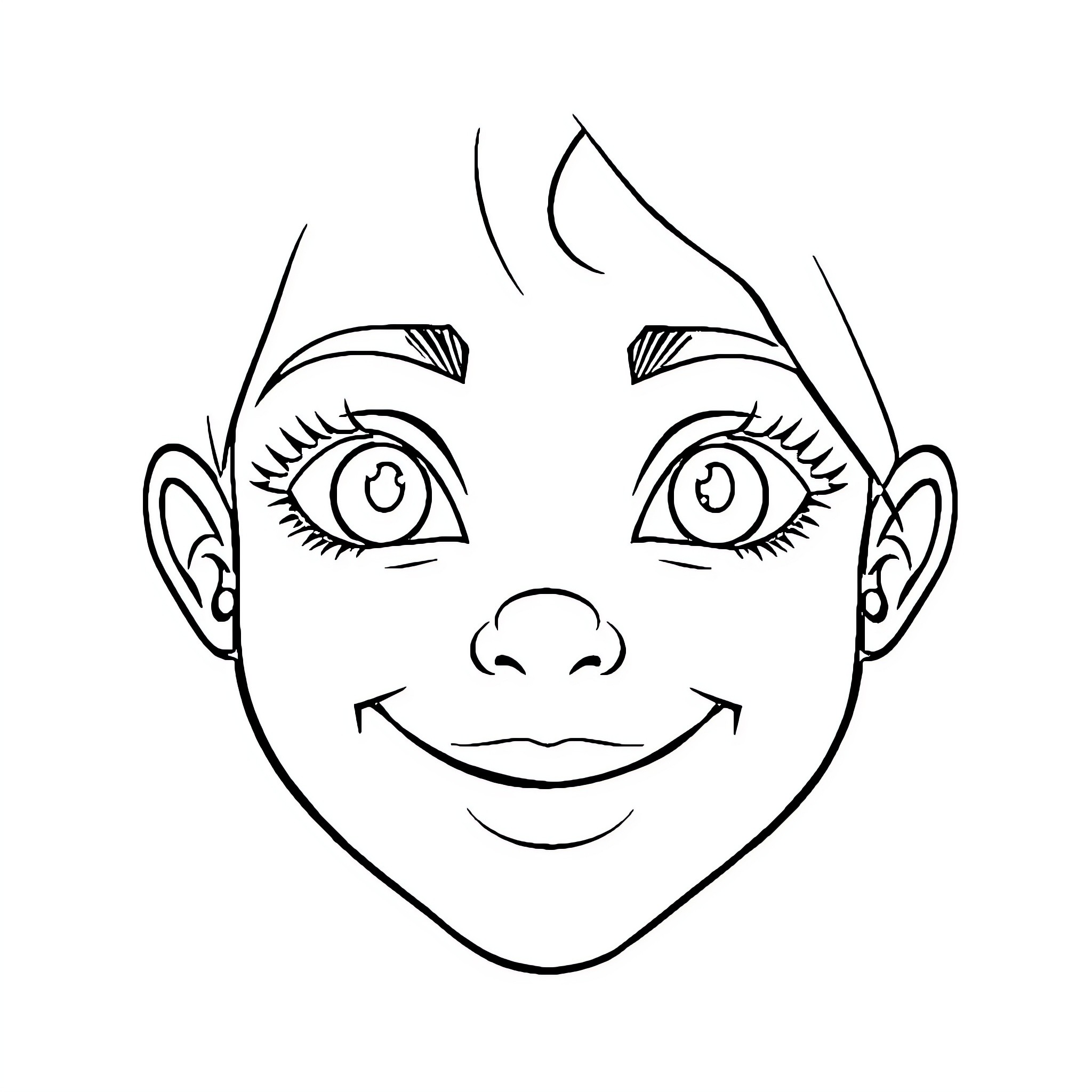 Best Face Coloring Pages (Free Printable PDF)
