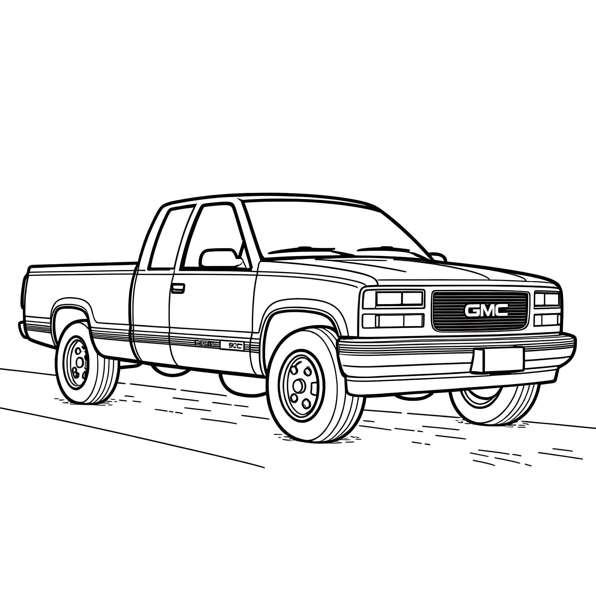 Best Gmc Coloring Pages (Free Printable PDF)