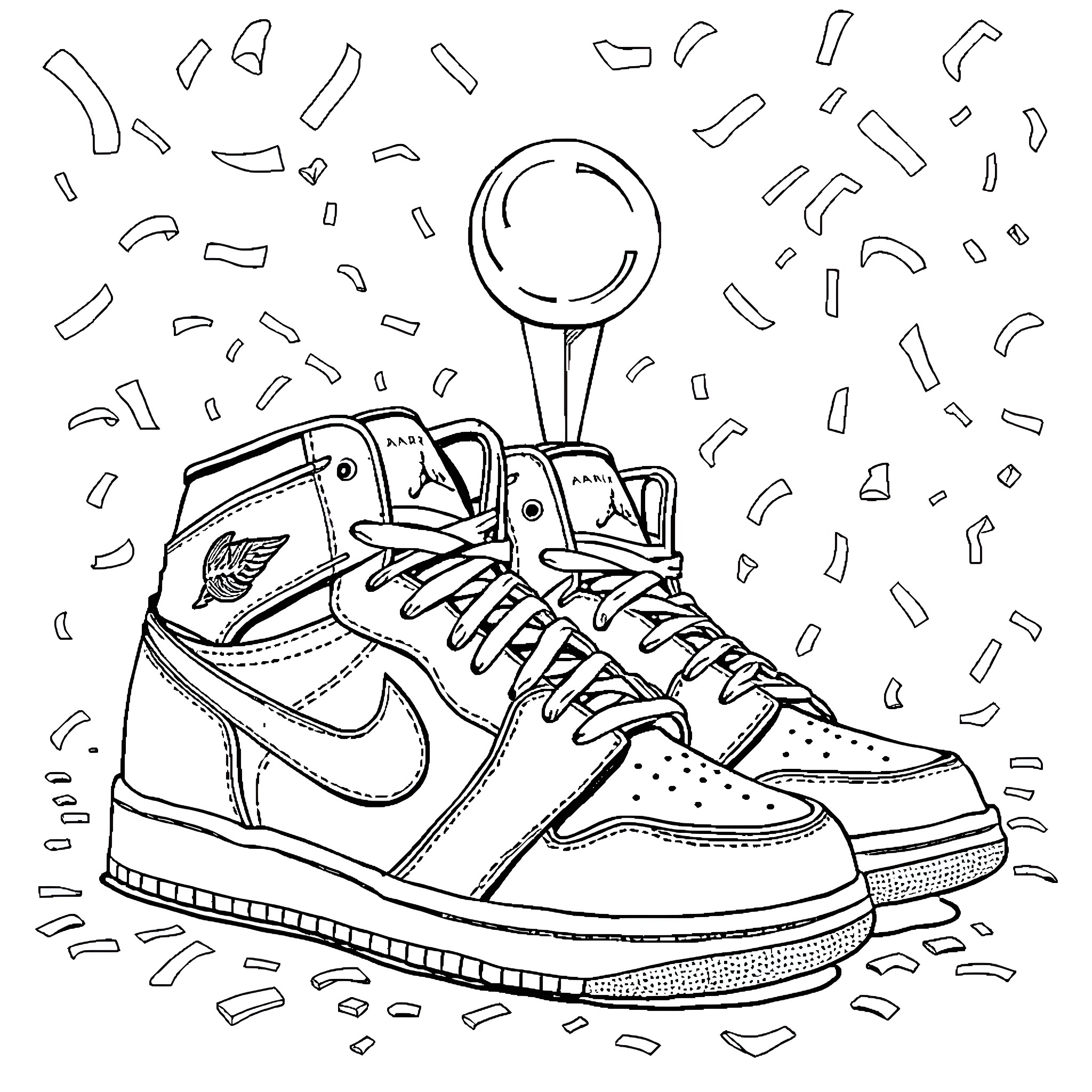 Best Air Jordan Coloring Pages (Free Printable PDF)