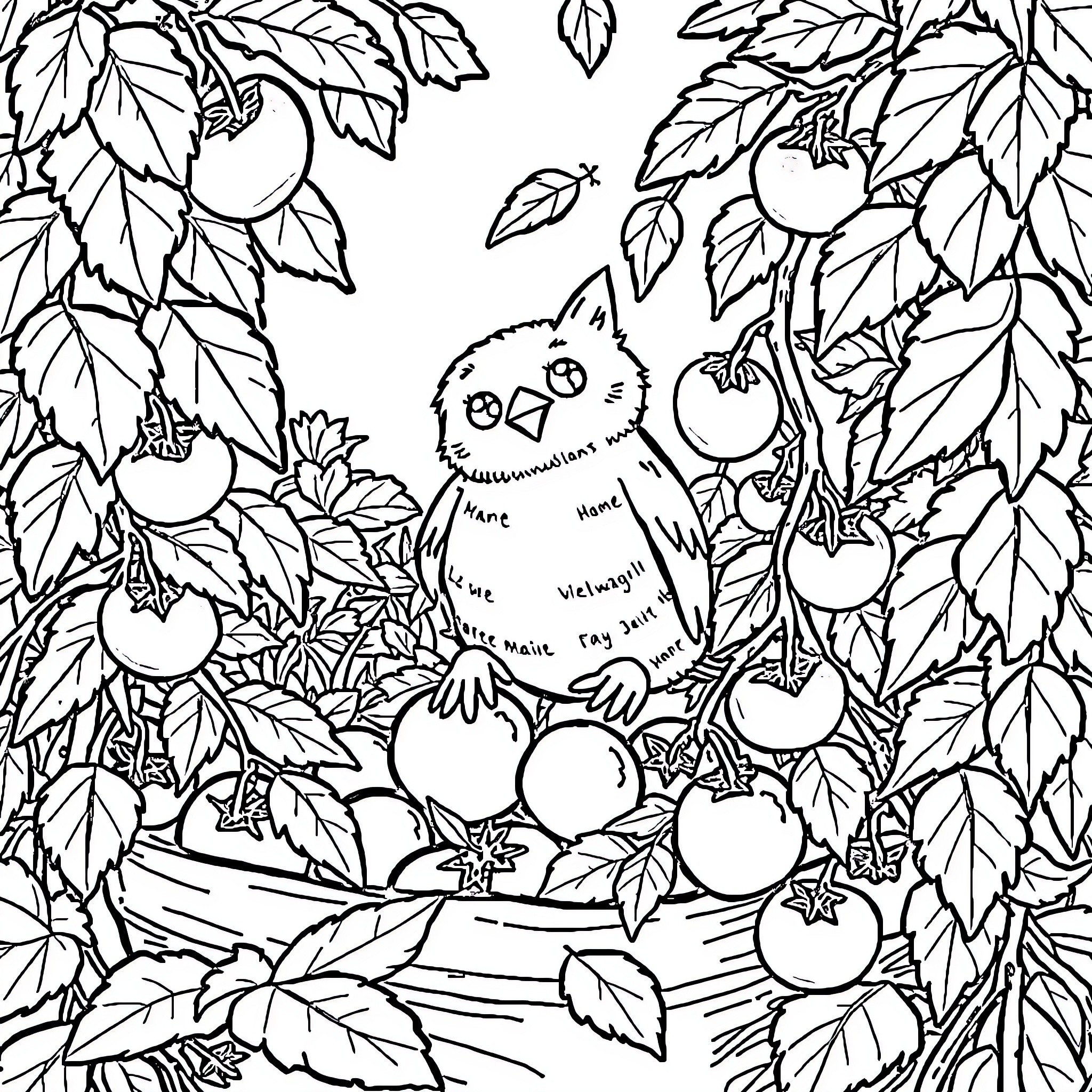 Best Tomato Coloring Pages (Free Printable PDF)