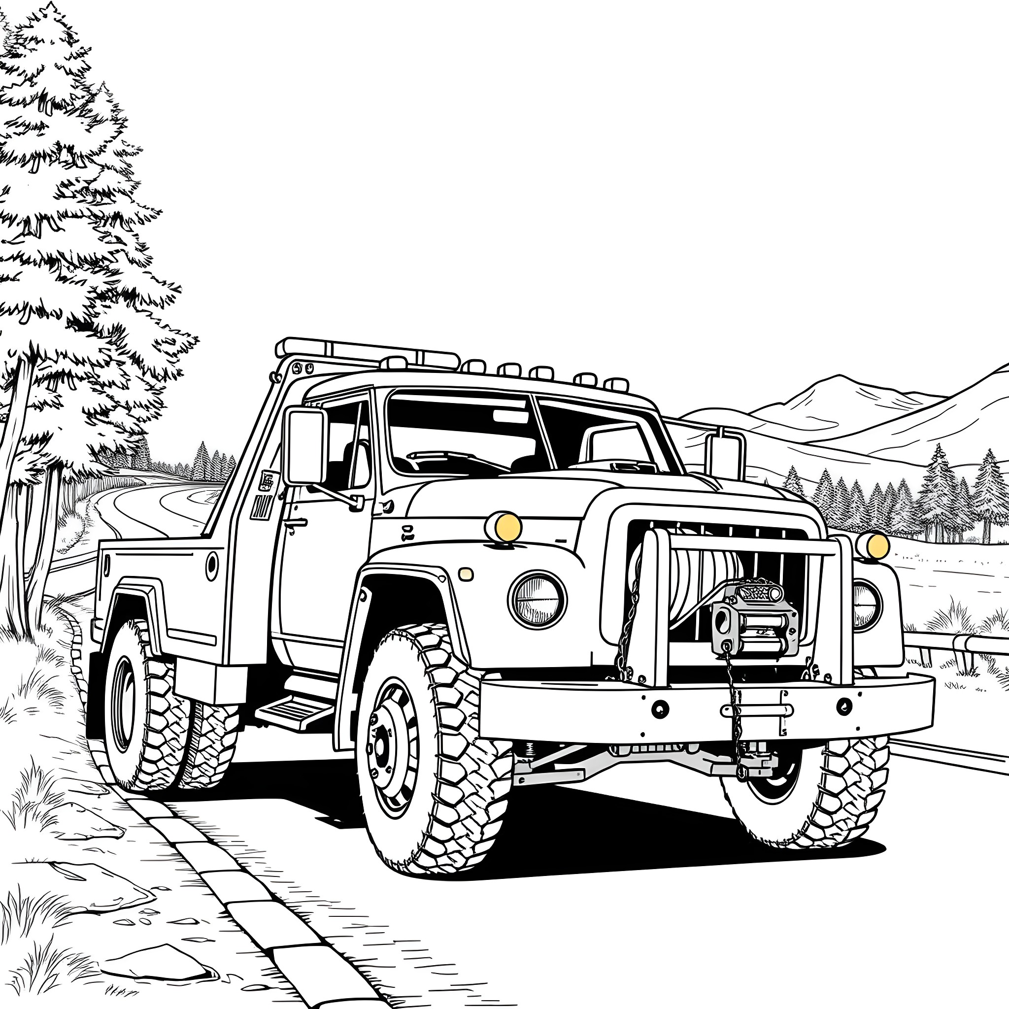 54 Best Wrecker Coloring Pages (Free Printable PDFs)