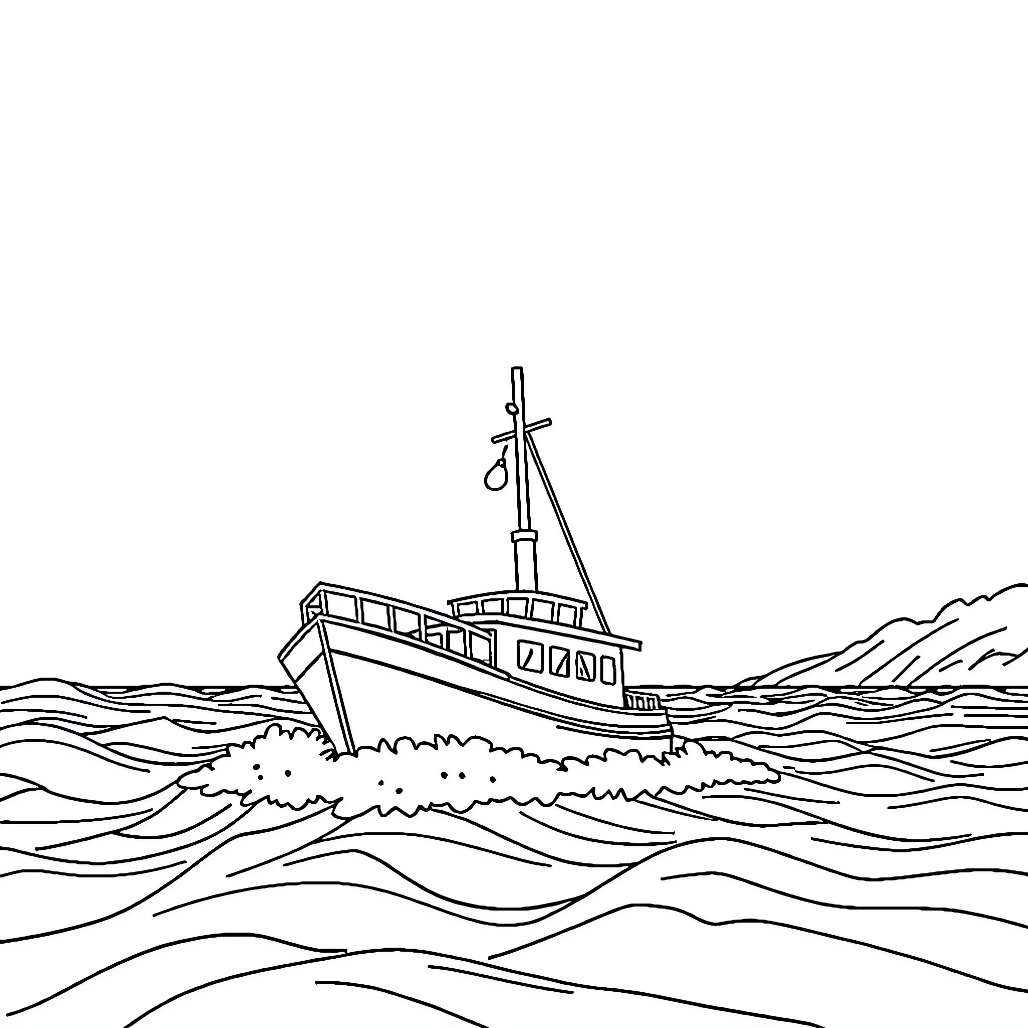 Best Boat Coloring Pages (Free Printable PDF)