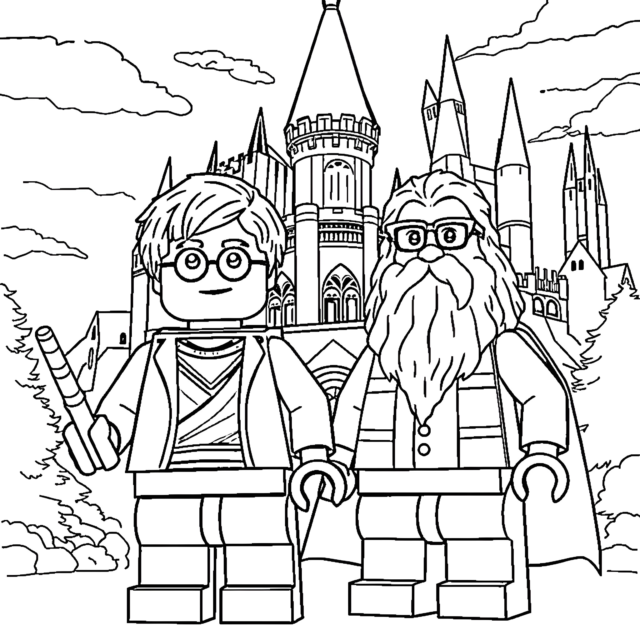 44 Best Lego Coloring Pages (Free Printable PDFs)