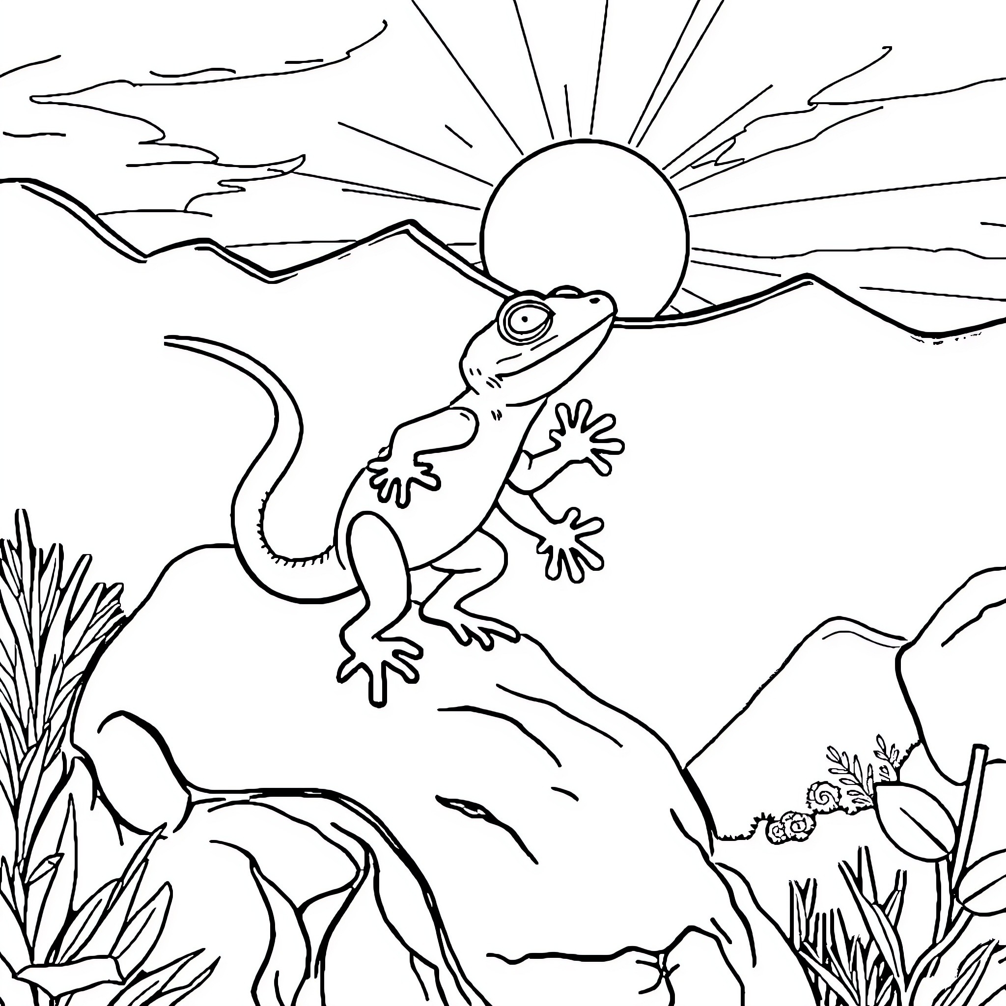 Best Gecko Coloring Pages (Free Printable PDF)