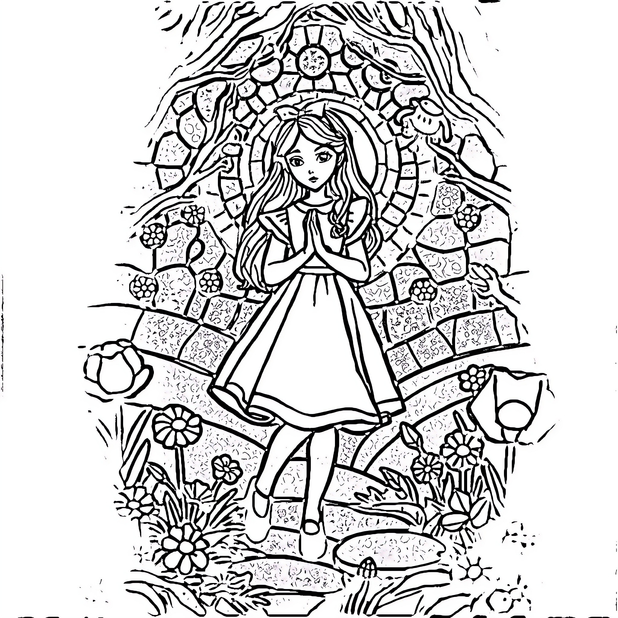 Best Alice Coloring Pages (Free Printable PDF)