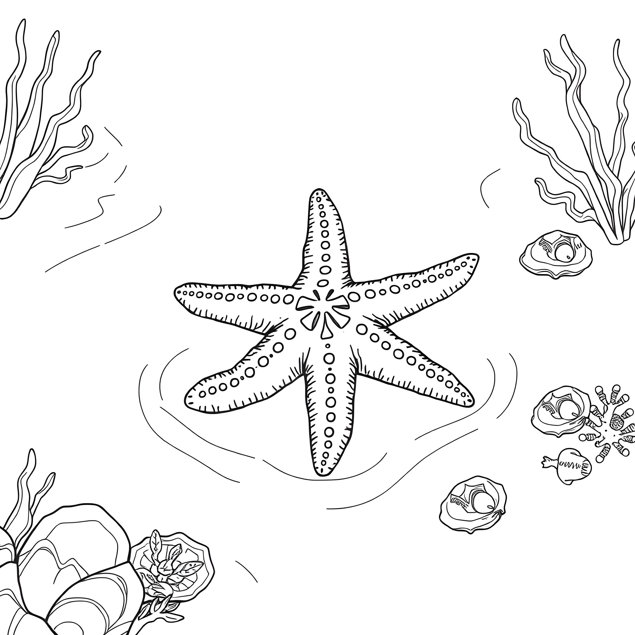 Best Starfish Coloring Pages (Free Printable PDF)