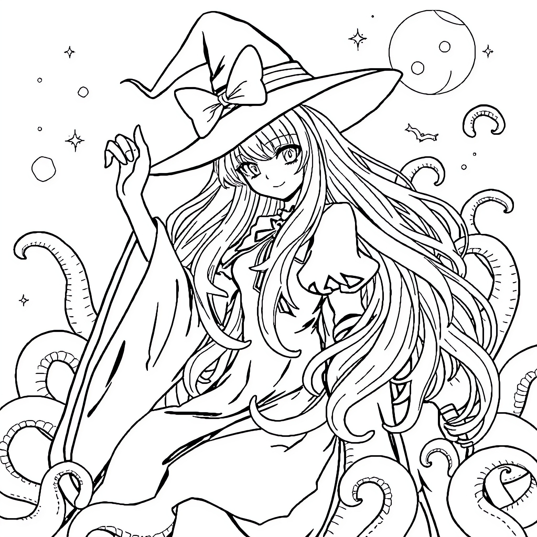 Best Witch Coloring Pages (Free Printable PDF)