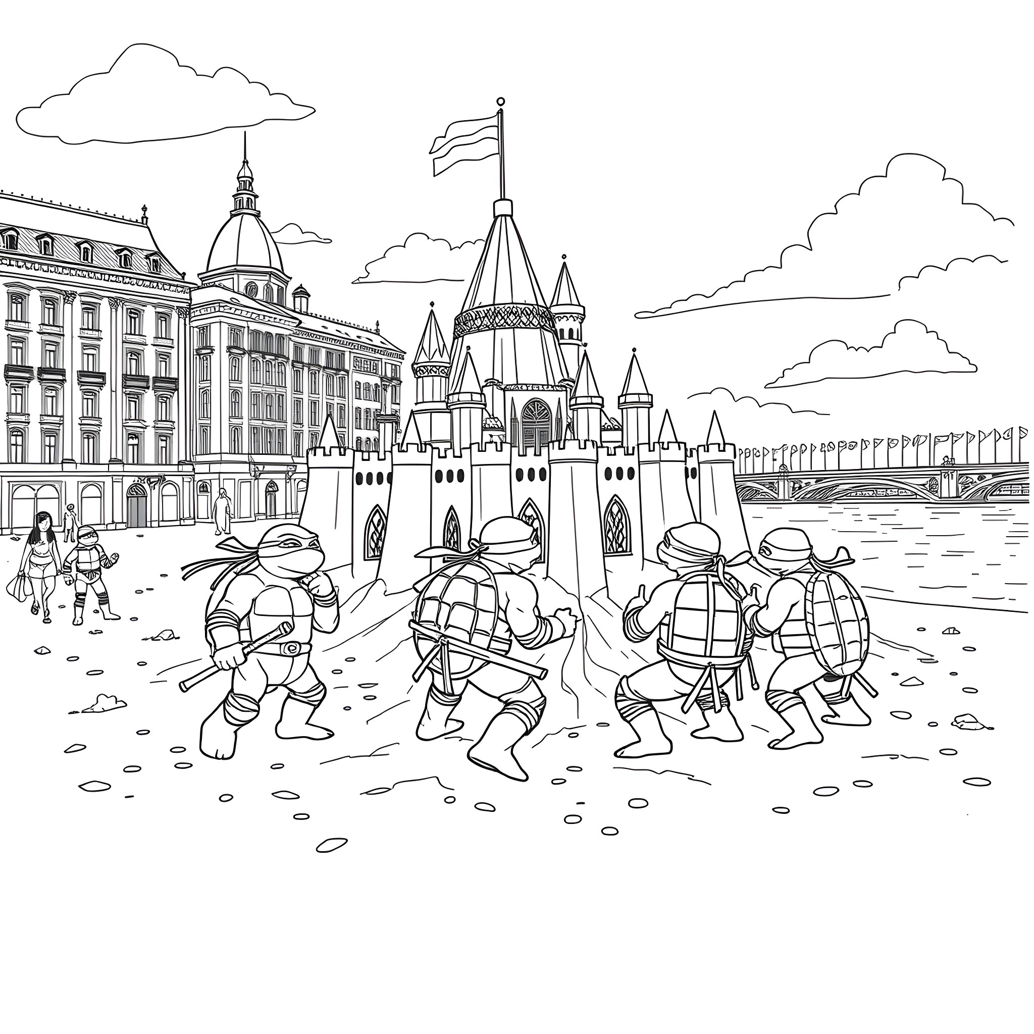 Best TMNT Coloring Pages (Free Printable PDF)