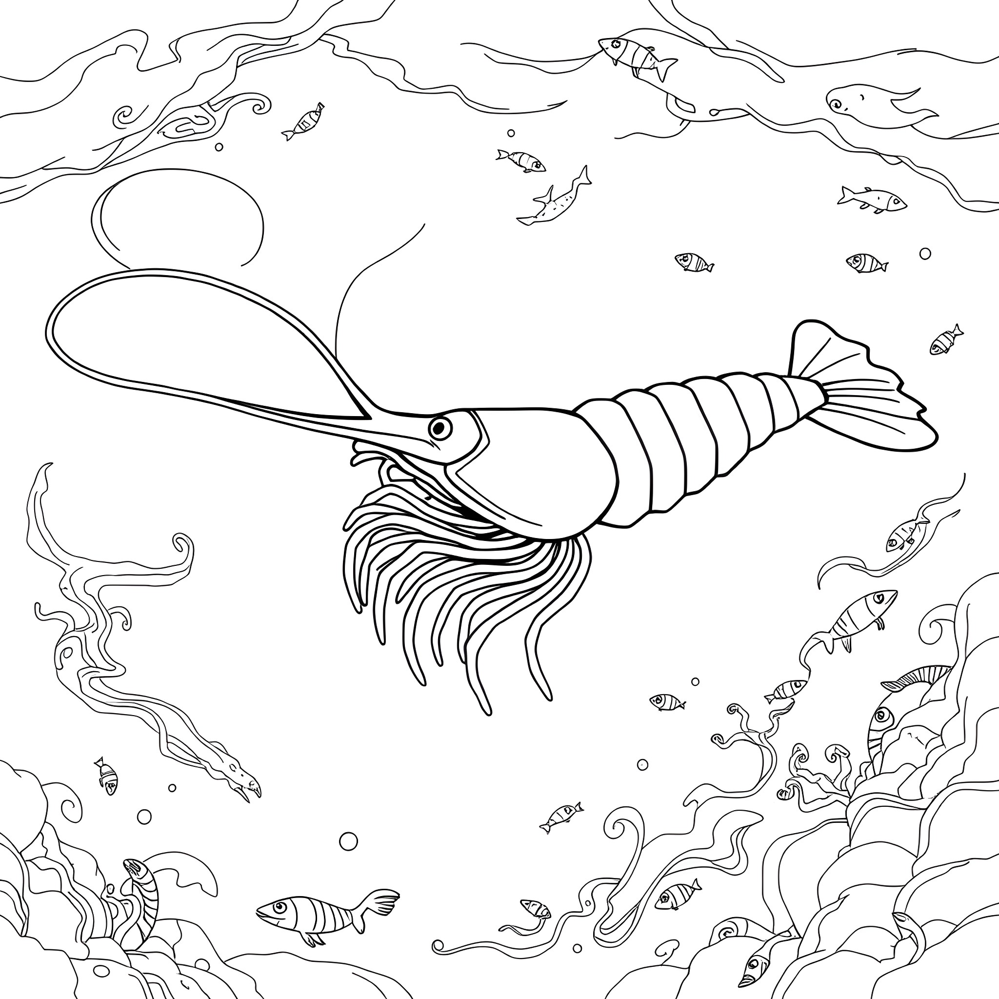 Best Shrimp Coloring Pages (Free Printable PDF)