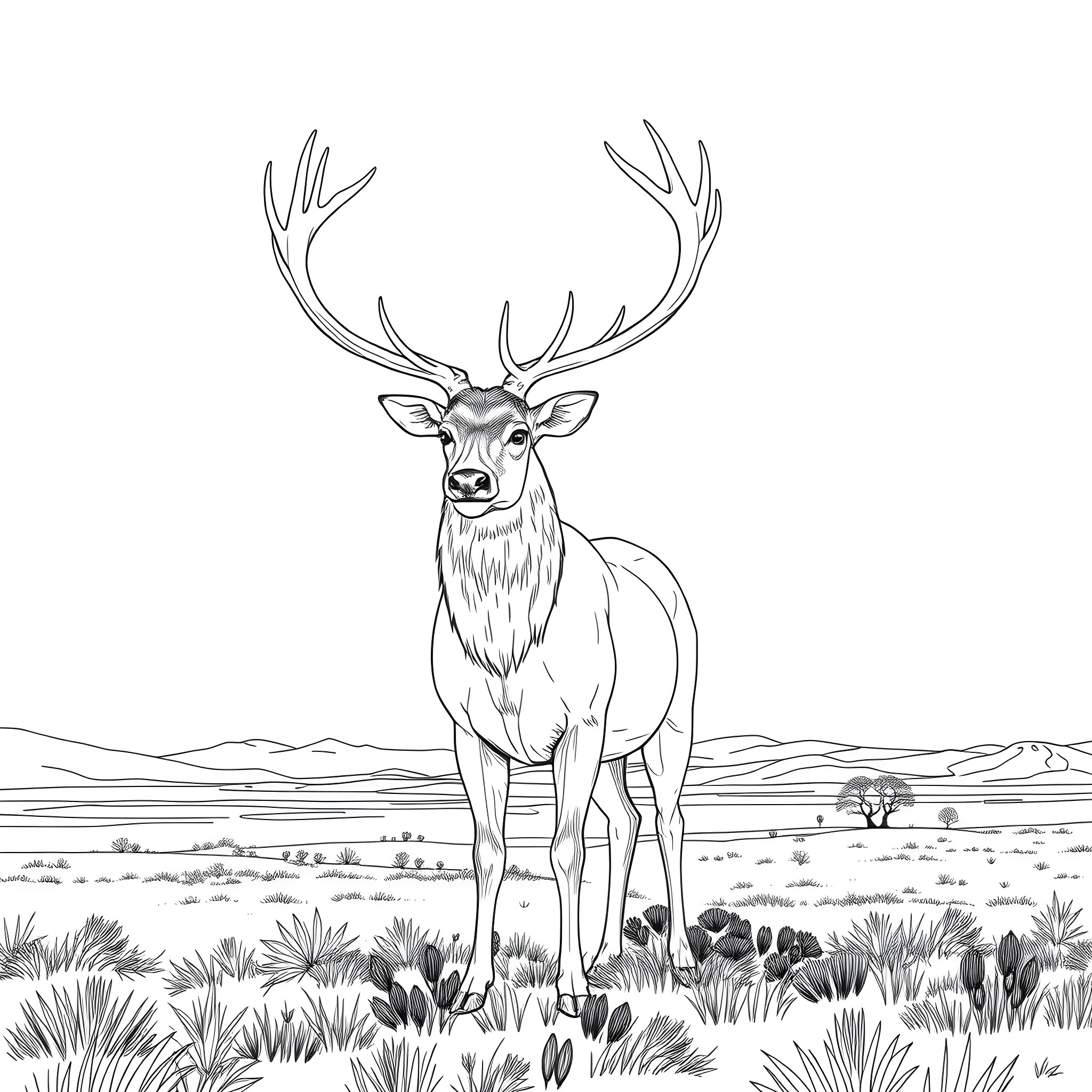 130 Best Deer Coloring Pages (Free Printable PDFs)