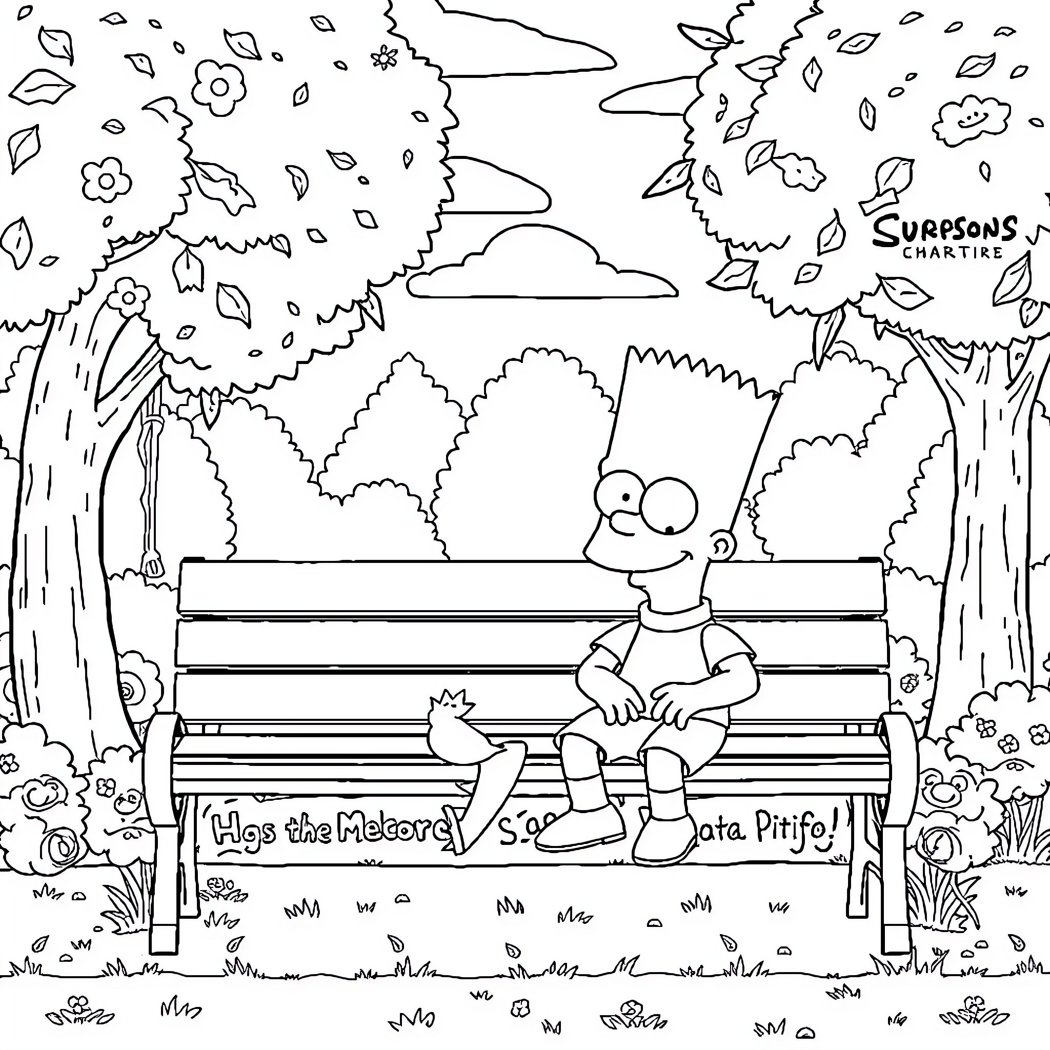 Best Bart Simpson Coloring Pages (Free Printable PDF)