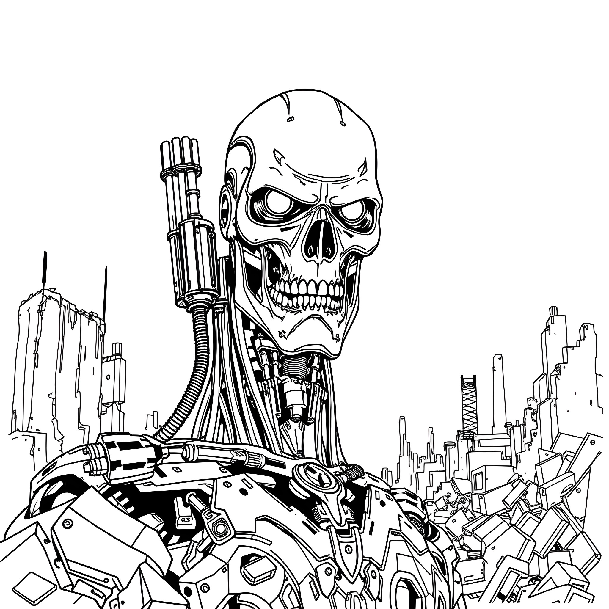 44 Best Terminator Coloring Pages (Free Printable PDFs)