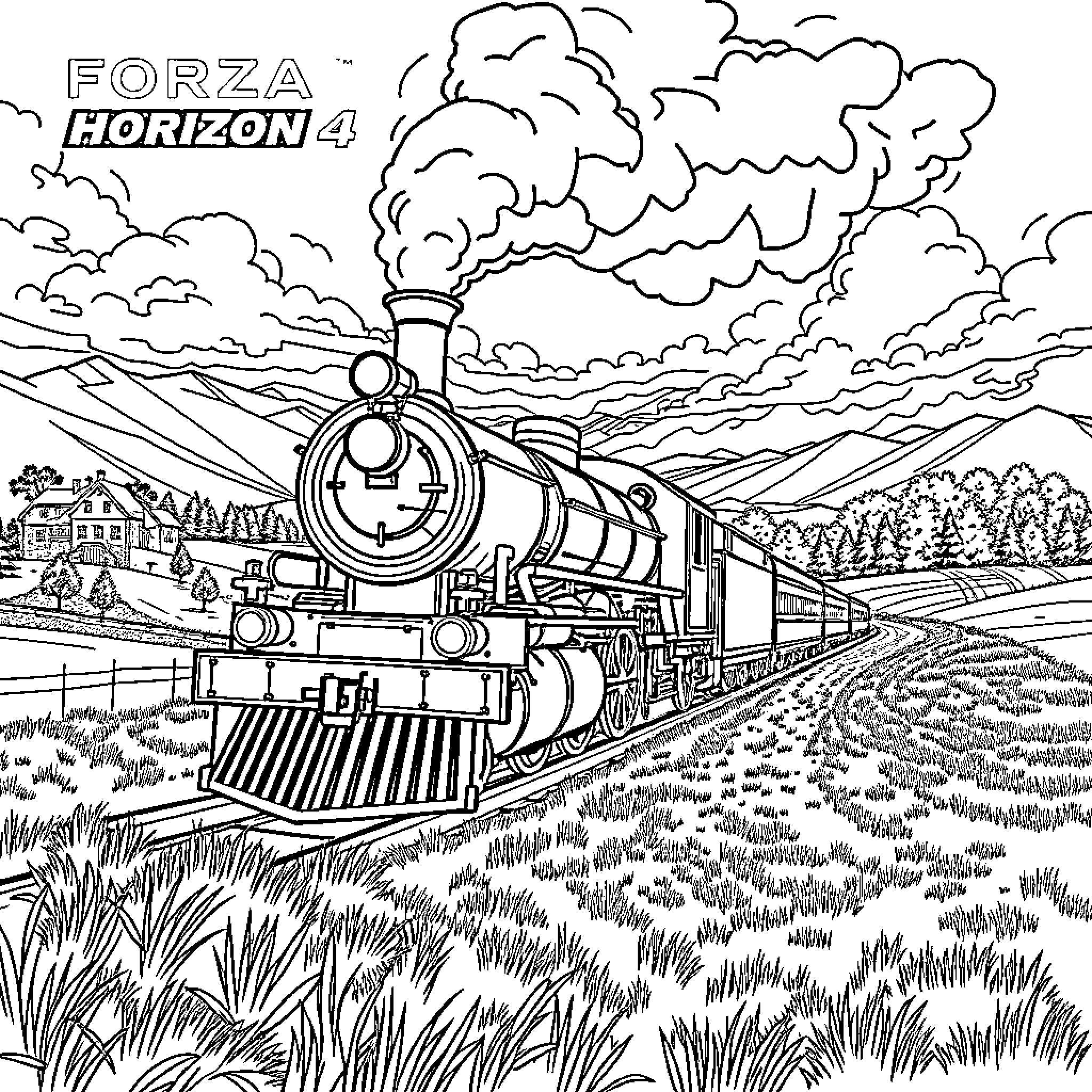 Best Locomotive Coloring Pages (Free Printable PDF)