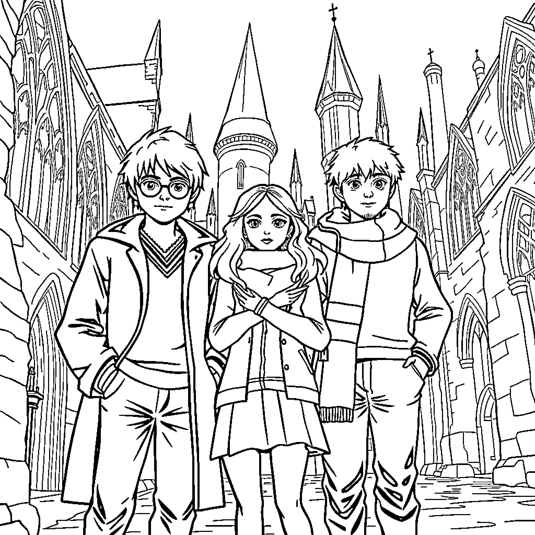 Best Harry Potter Coloring Pages (Free Printable PDF)