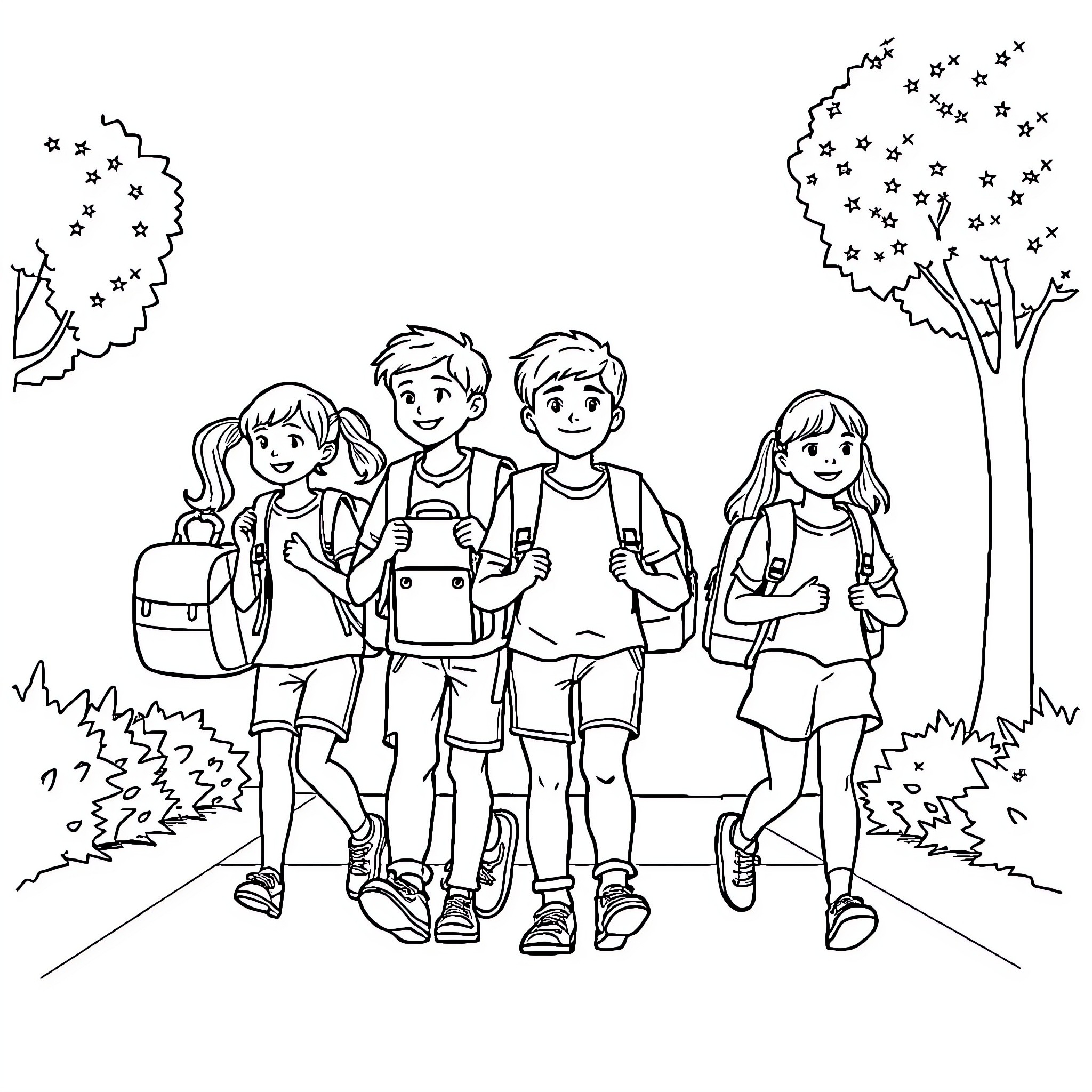 Best School Coloring Pages (Free Printable PDF)
