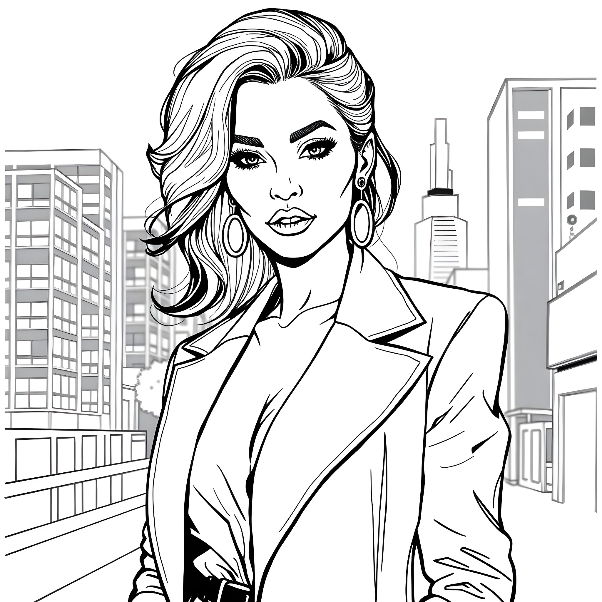 233 Best Lady Coloring Pages (Free Printable PDFs)