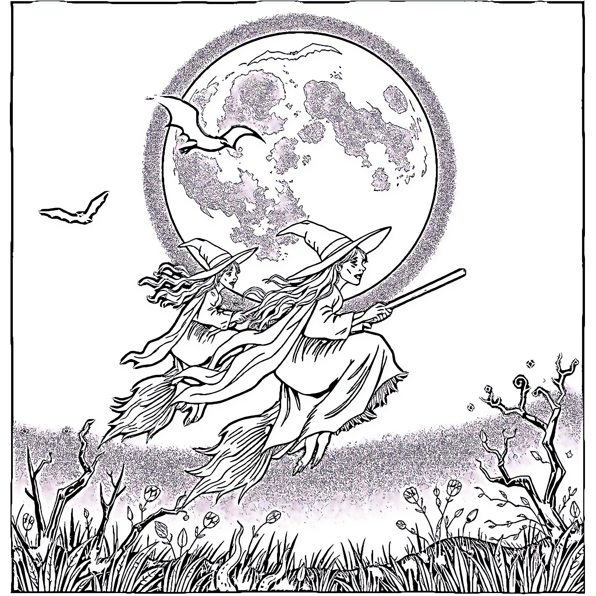 Best Witch Coloring Pages (Free Printable PDF)