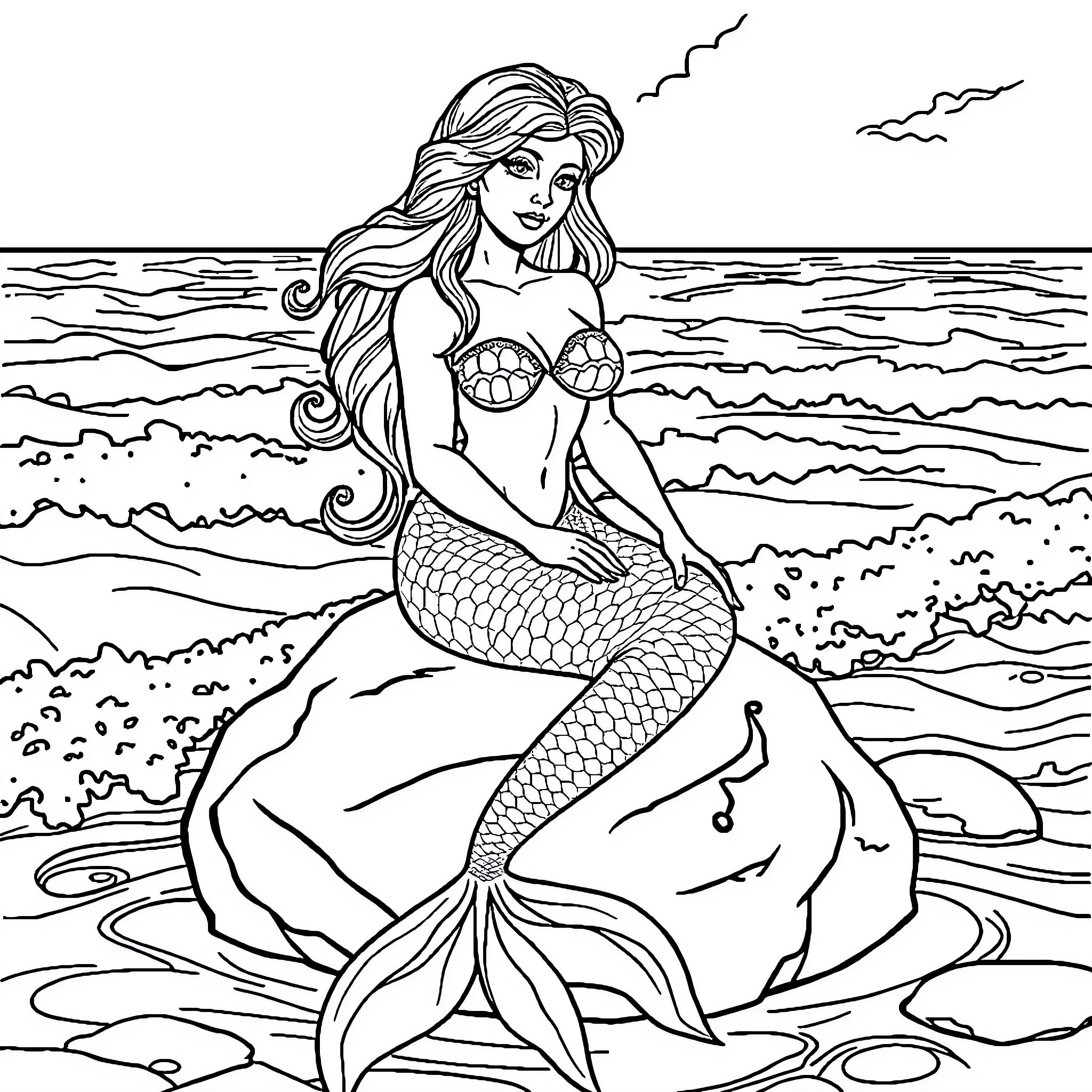 Best Siren Coloring Pages (Free Printable PDF)