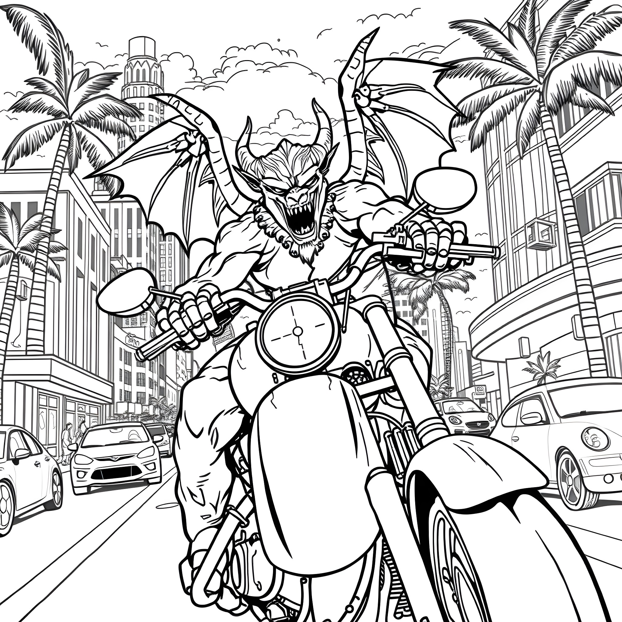 Best Gargoyle Coloring Pages (Free Printable PDF)