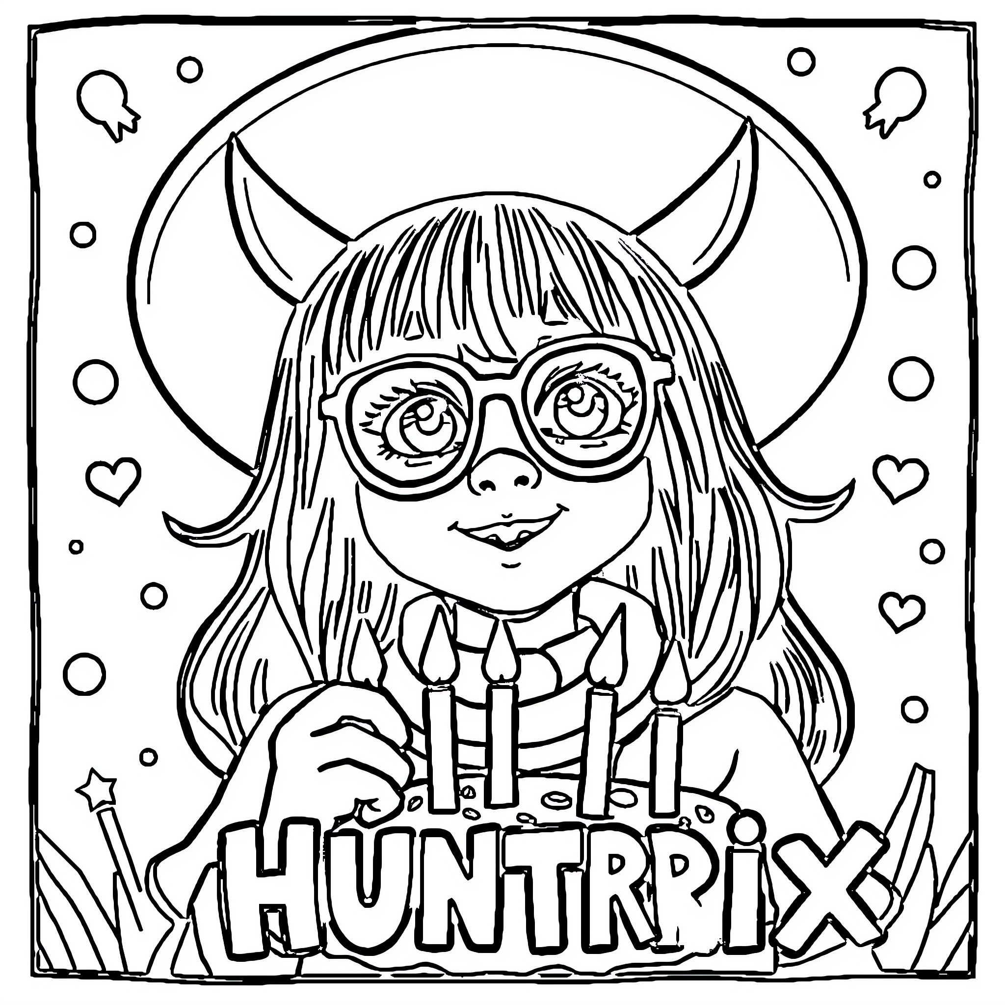 Best Huntrix Coloring Pages Free Printable PDF Best Huntrix Coloring Pages Free Printable PDF
