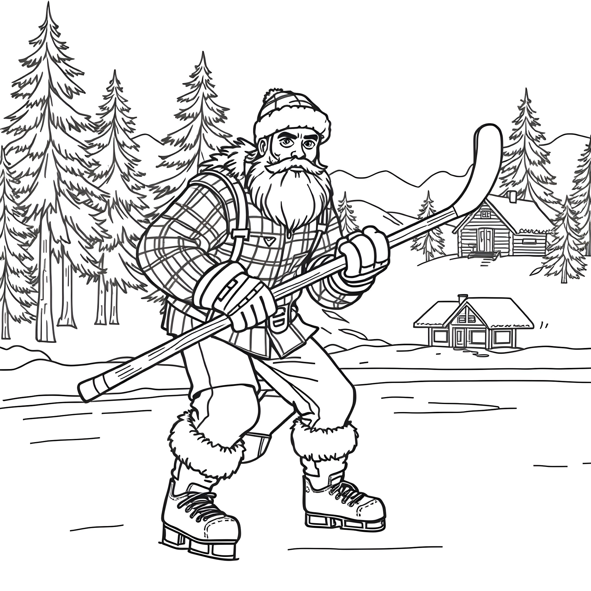 10 Best Lumberjack Coloring Pages (Free Printable PDFs)