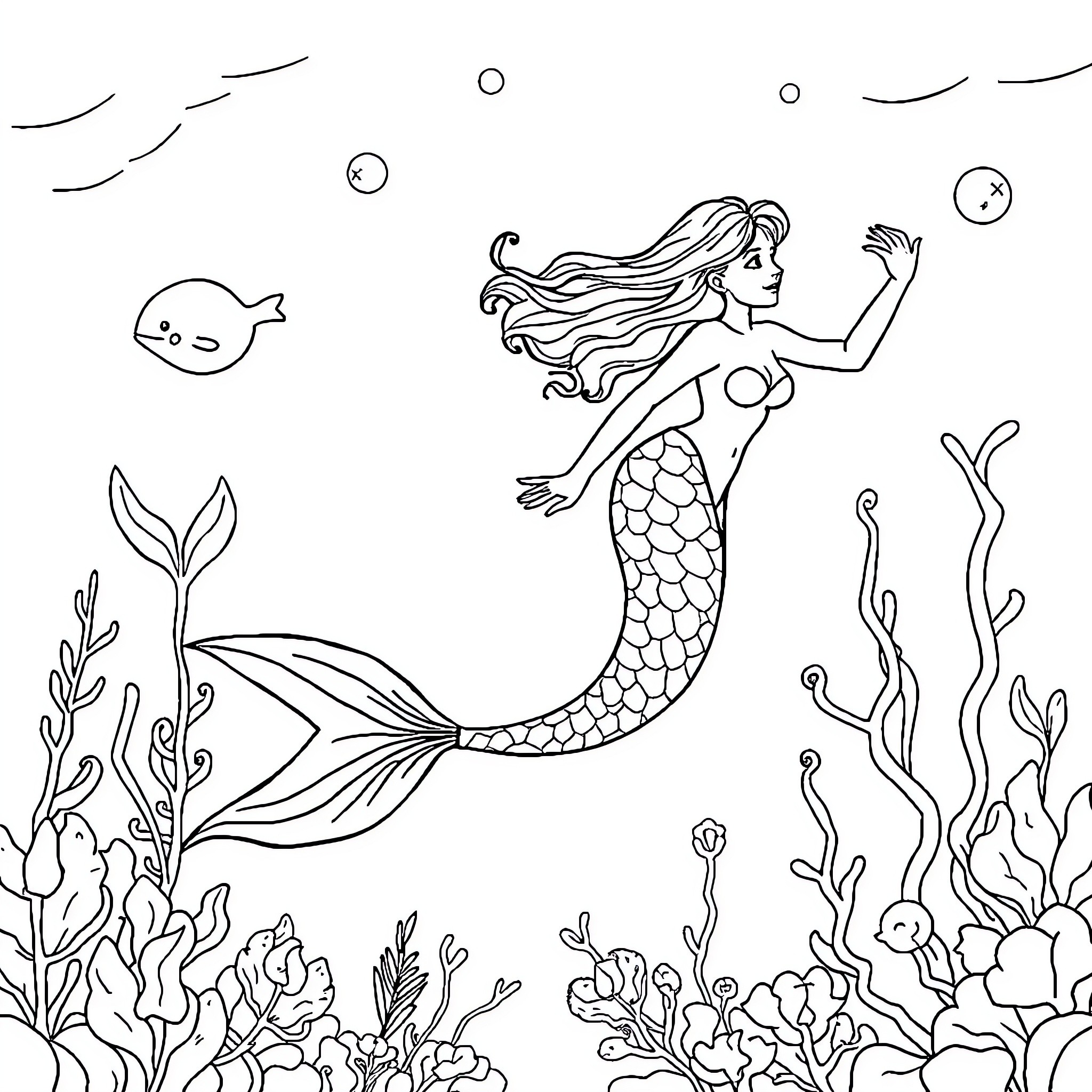 Best Mer Coloring Pages (Free Printable PDF)