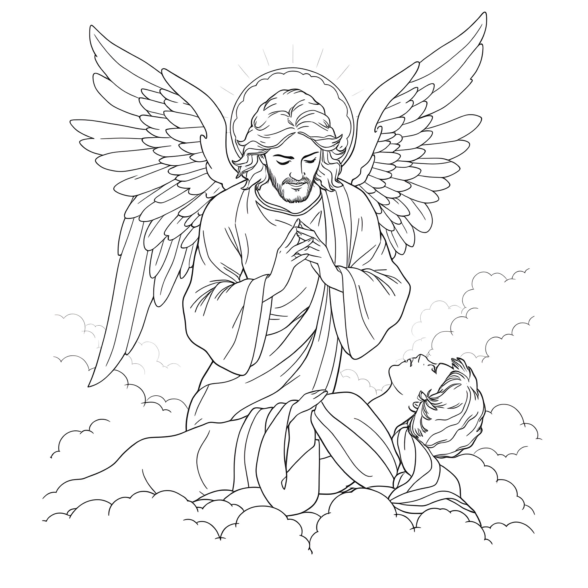 Best Archangel Coloring Pages (Free Printable PDF)