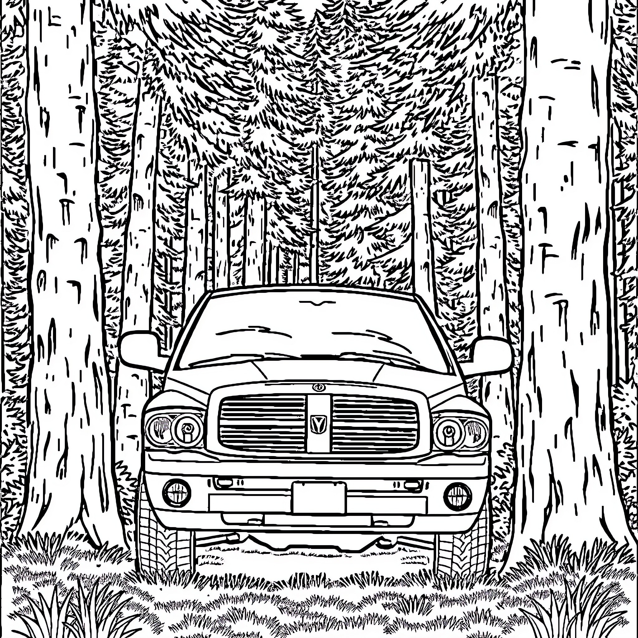 Best Dodge Ram Coloring Pages (Free Printable PDF)