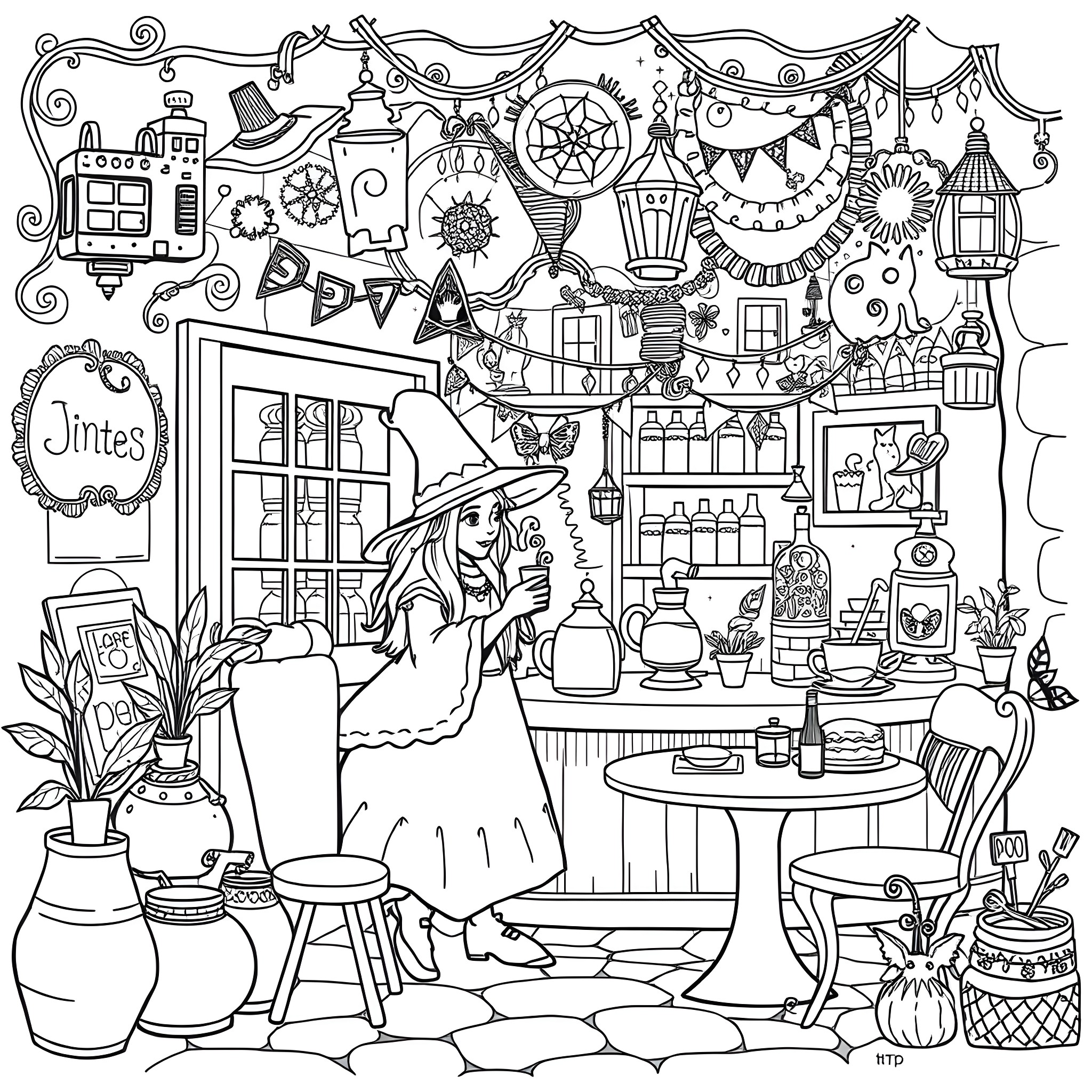 Best Witch Coloring Pages (Free Printable PDF)