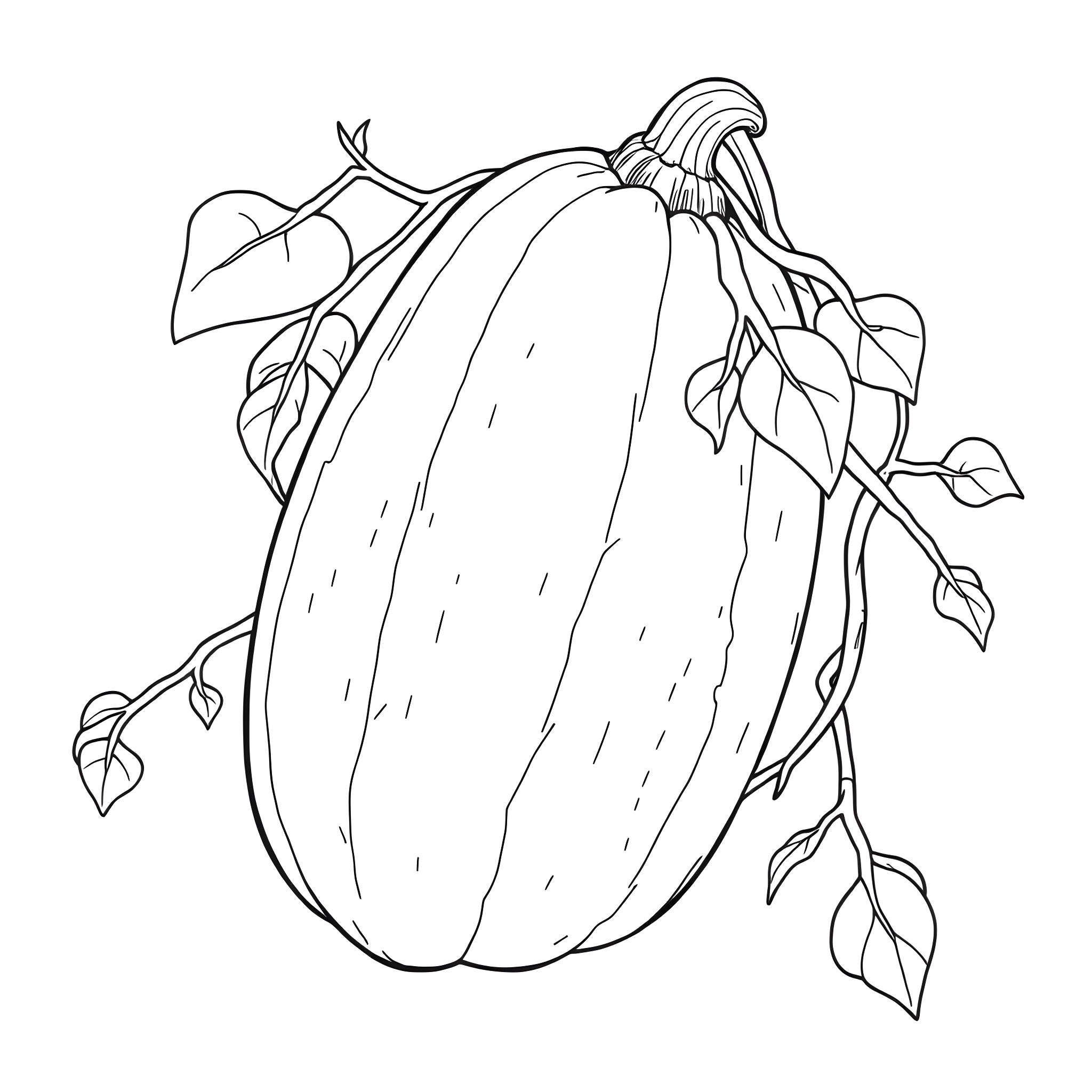 Best Cucumber Coloring Pages (Free Printable PDF)
