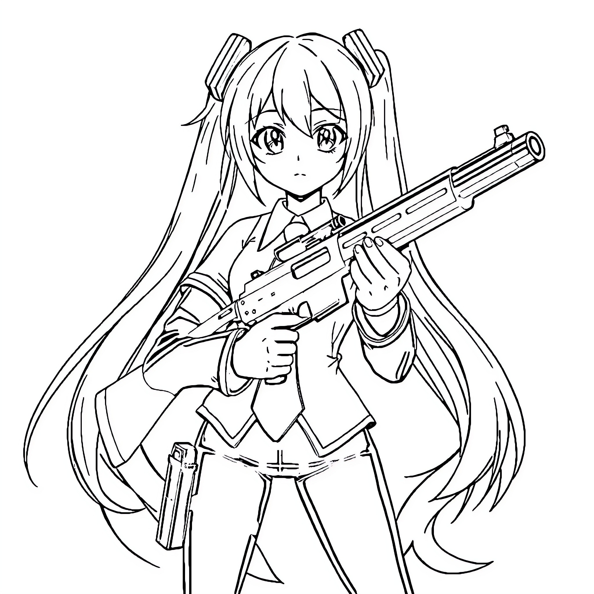 69 Best Hatsune Miku Coloring Pages (Free Printable PDFs)