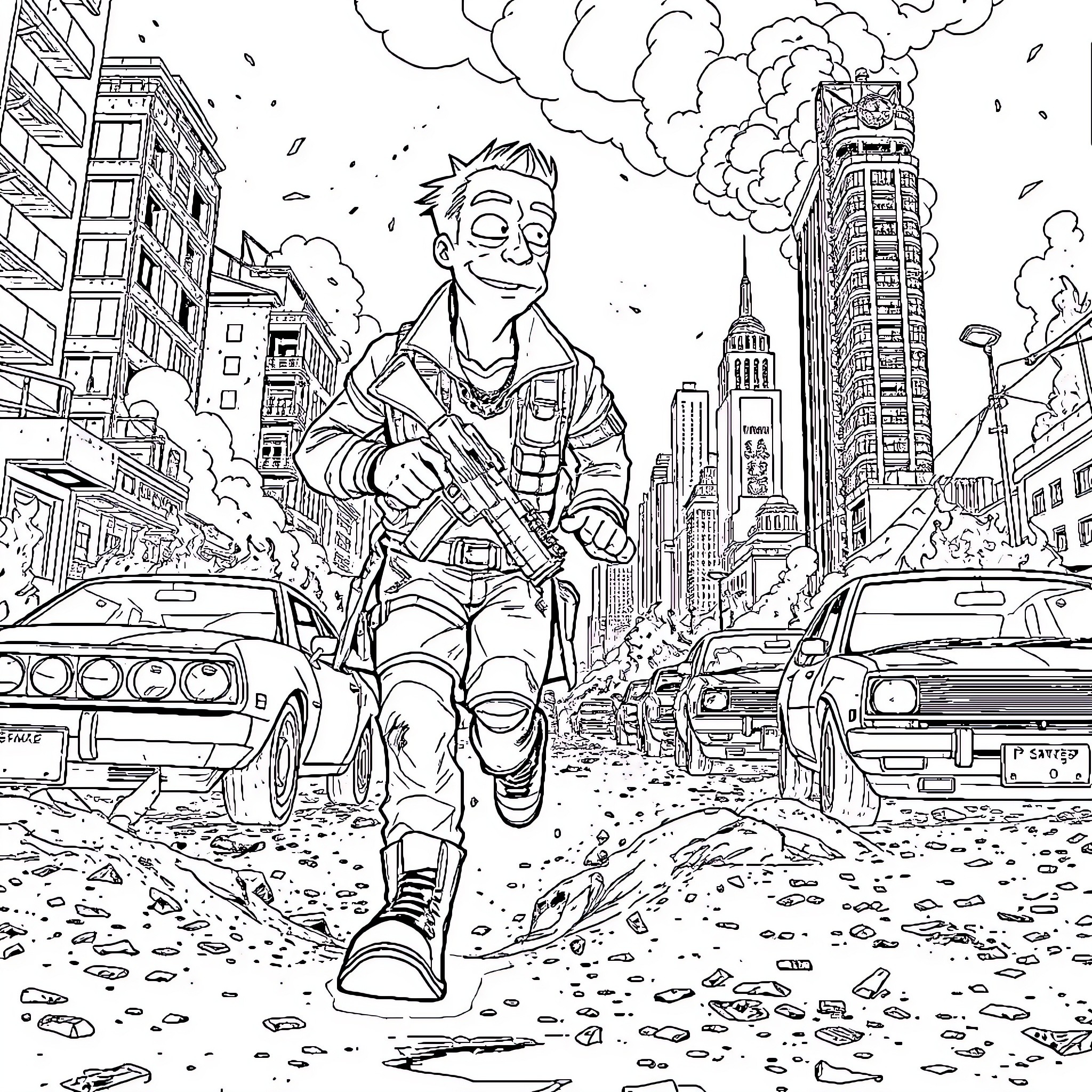Best Homer Adams Coloring Pages (Free Printable PDF)
