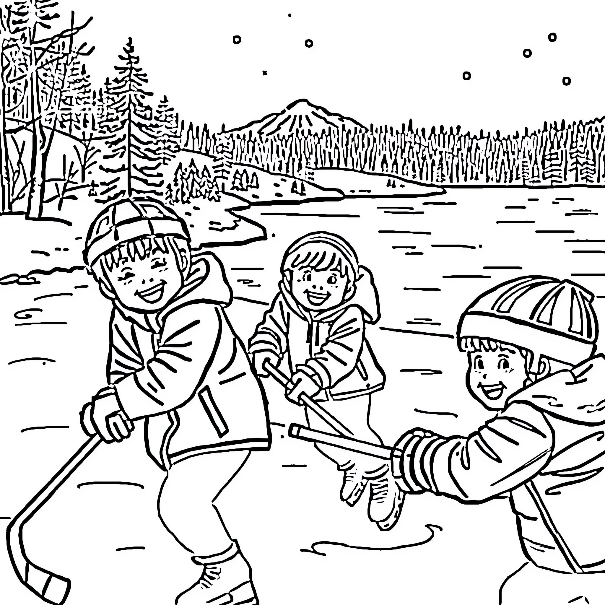 Best Hockey Coloring Pages (Free Printable PDF)