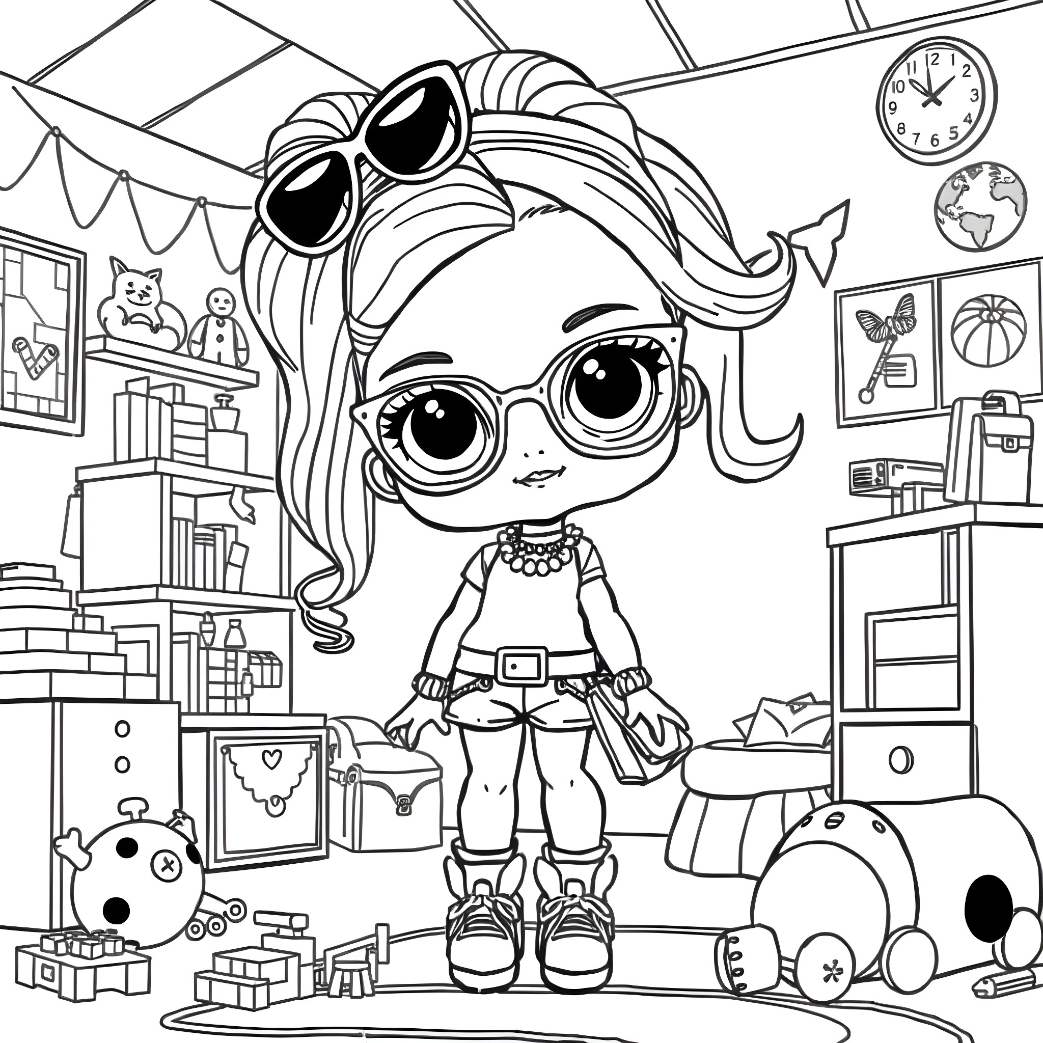 Best Lol Omg Doll Coloring Pages (Free Printable PDF)