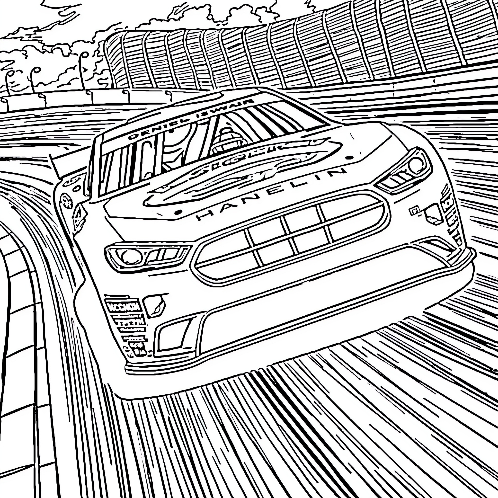 Best Denny Hamlin Coloring Pages (Free Printable PDF)