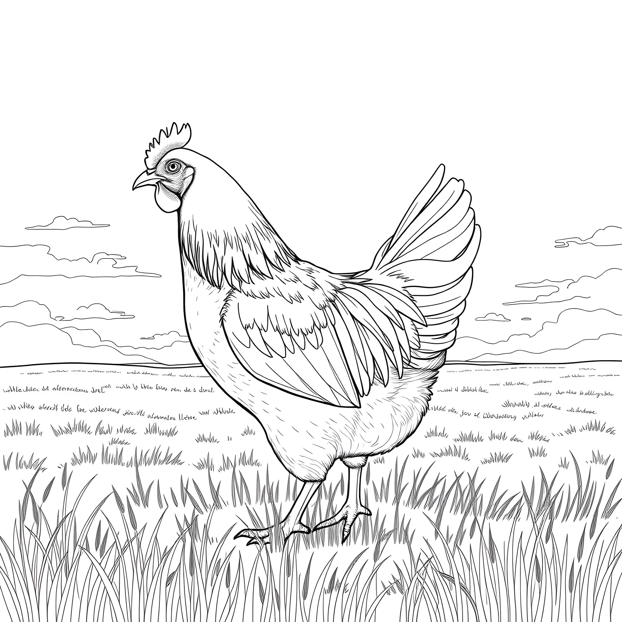 Best Hen Coloring Pages (Free Printable PDF)