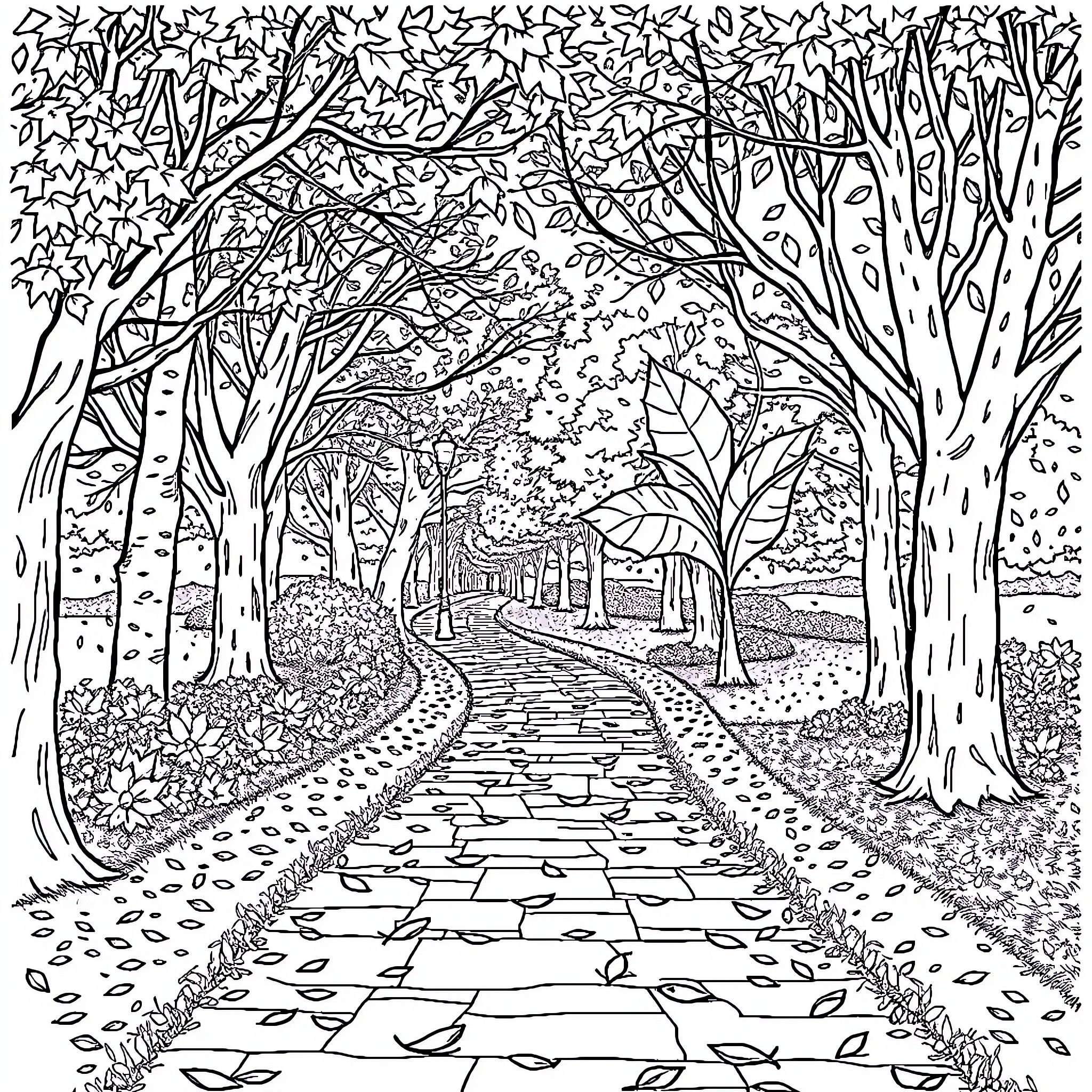 3 Best Hiking Path Coloring Pages (Free Printable PDFs)