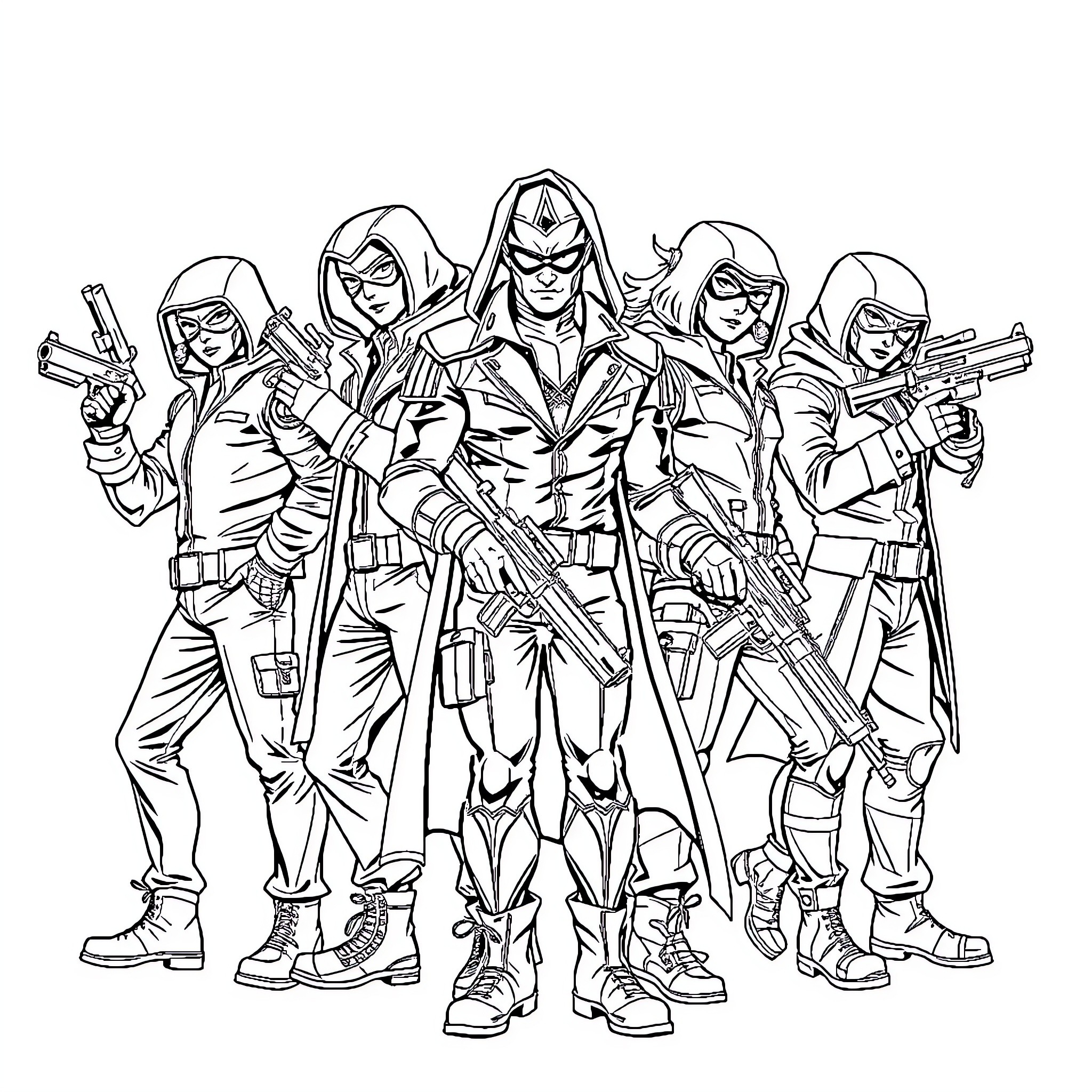 Best Action Figures Coloring Pages (Free Printable PDF)